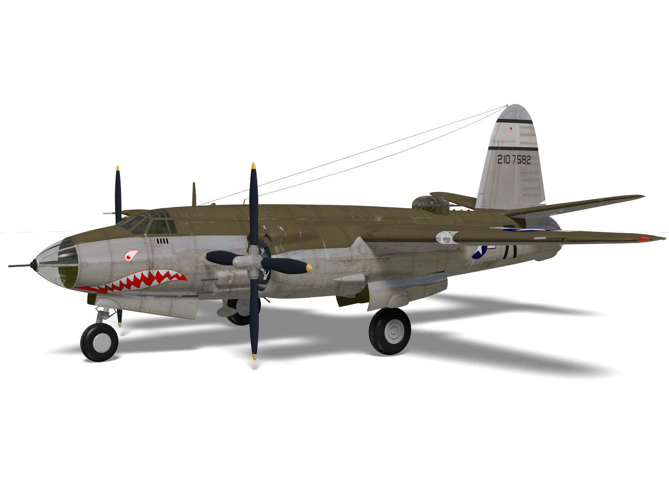 Martin B-26 Marauder 3D model | CGTrader