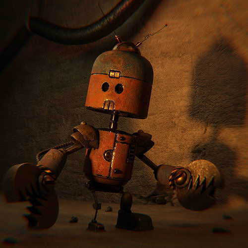 Realistic Robot - 4K Texture 3D model rigged | CGTrader