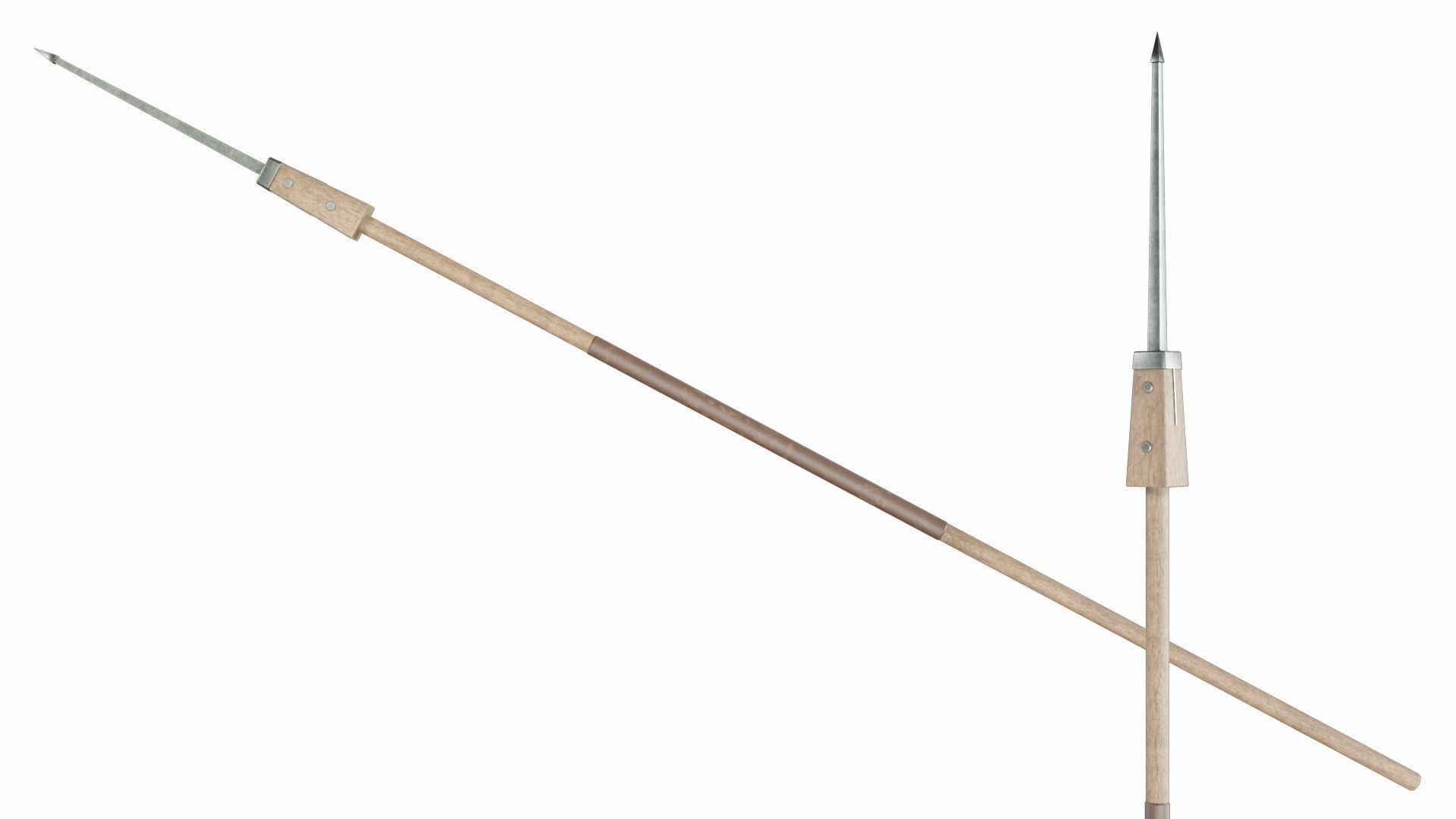 Collection of 40 spears and halberds 3D model | CGTrader