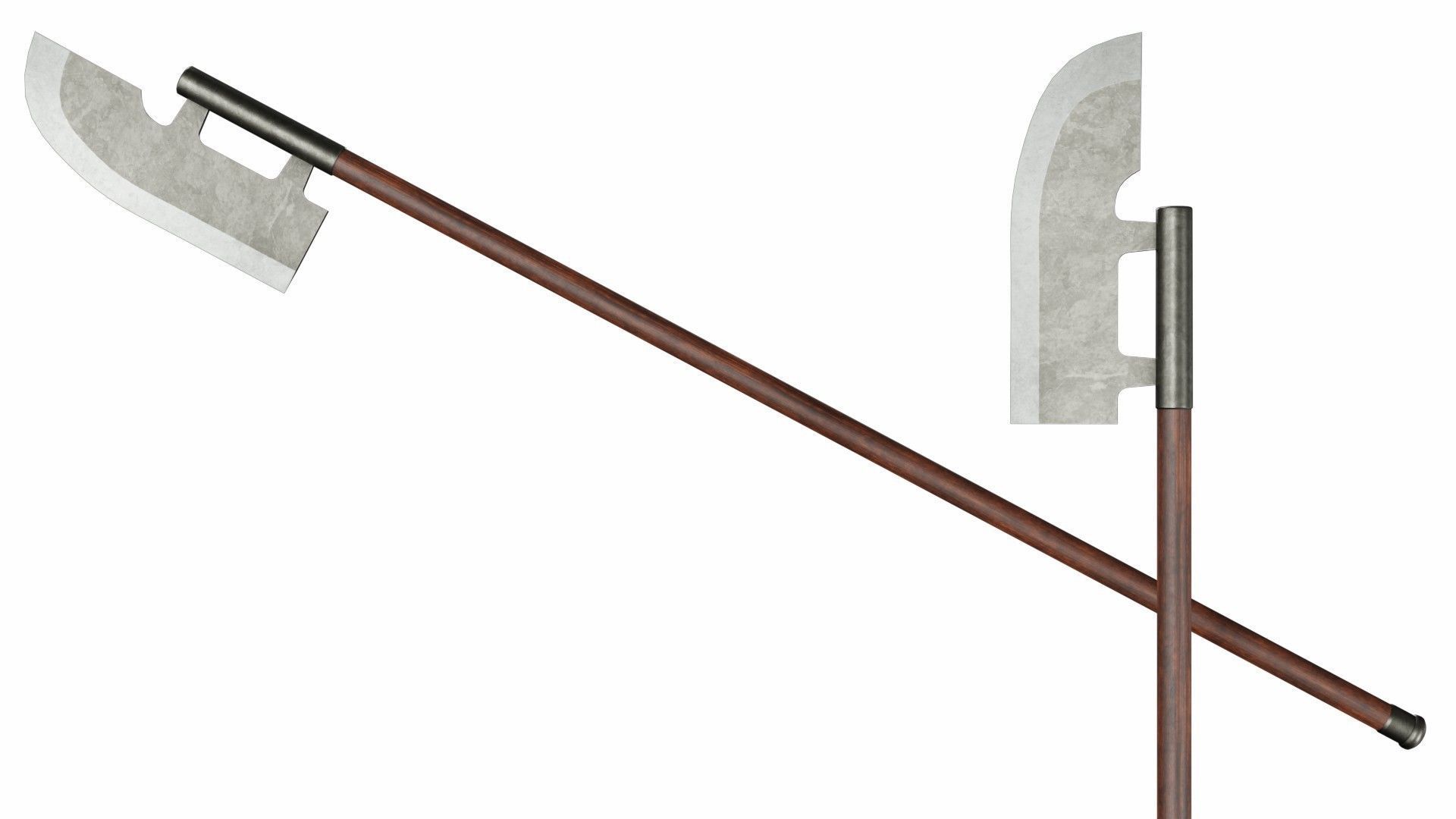 Collection of 40 spears and halberds 3D model | CGTrader