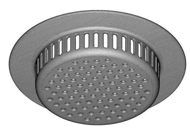 PVC Kitchen Sink Strainer 3D model | CGTrader