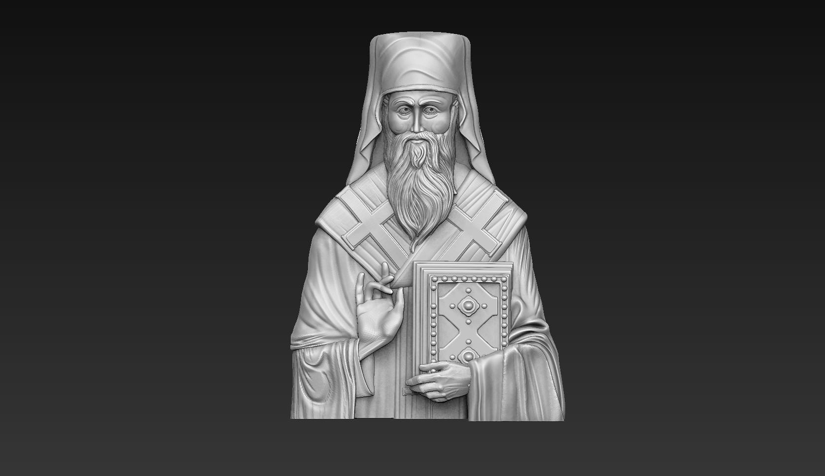 orthodox priest cnc model 3D model 3D printable | CGTrader