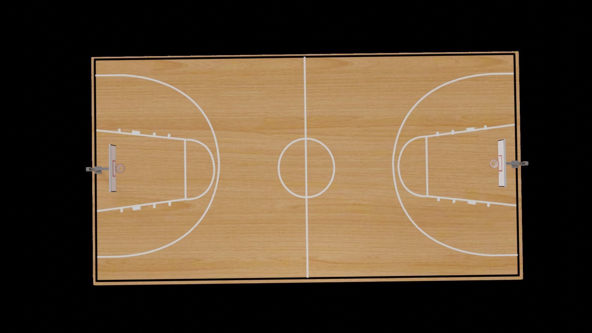 Basketball Court 3D model | CGTrader
