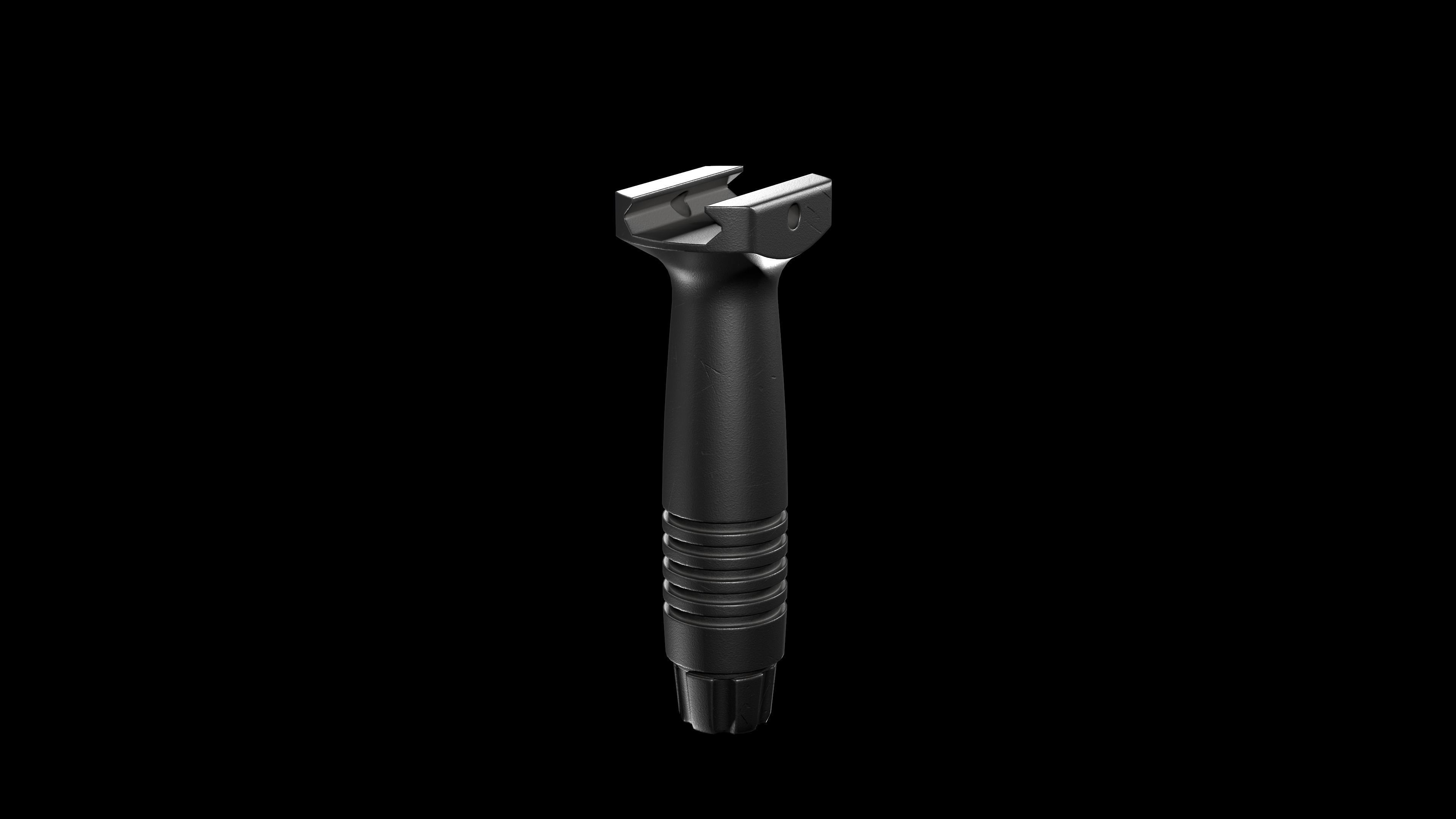 3D model Knights Armament Forward Grip Vertical Grip VR / AR / low-poly ...