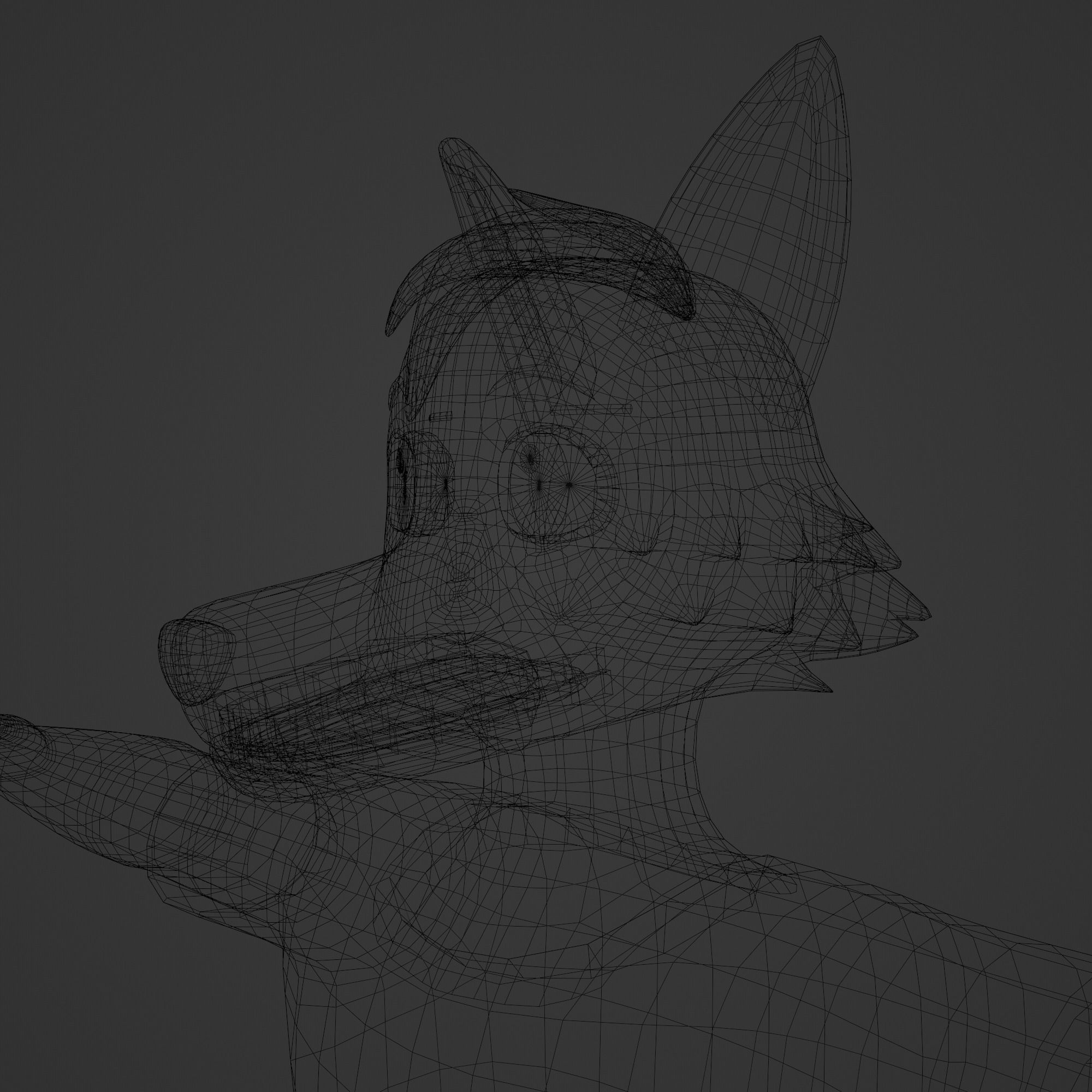 Furry Pride OC - Okake 3D model | CGTrader