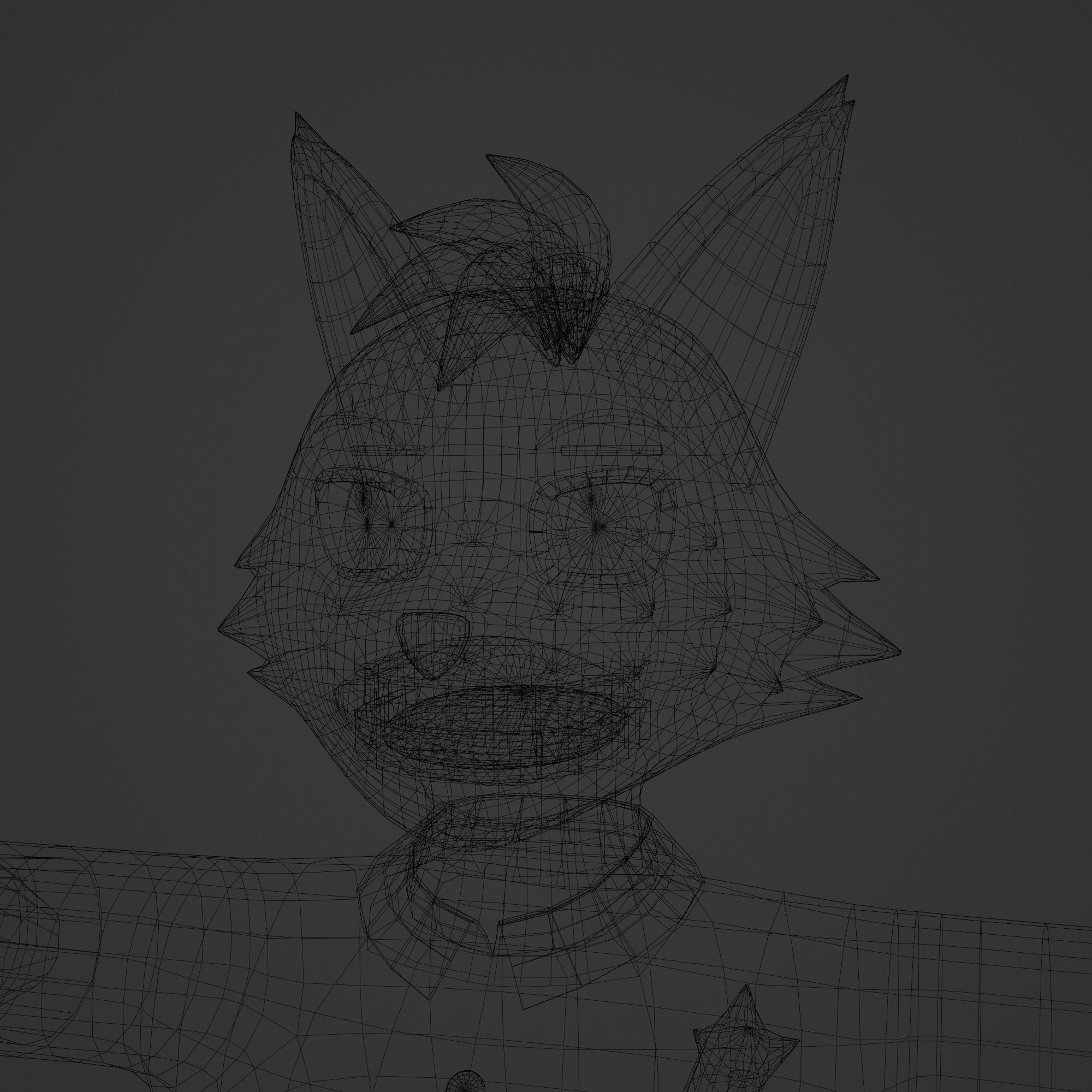 Furry Pride OC - Baineko 3D model | CGTrader