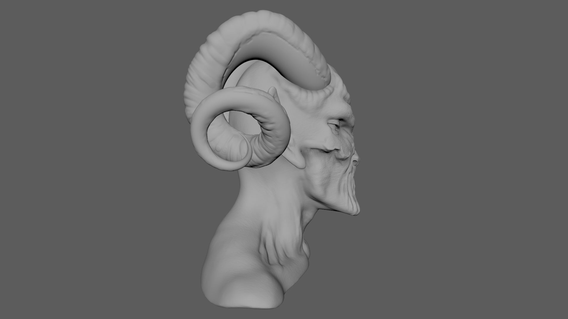 Zbrush Demon Model Character Sculpture Evil 3D model | CGTrader