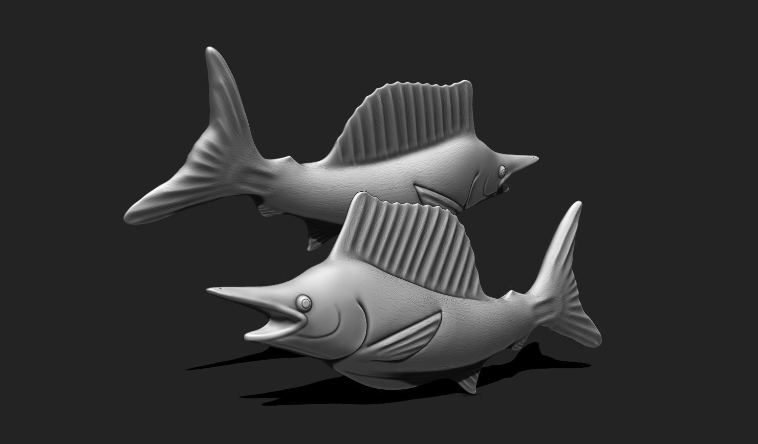 Fish 03 - Pendant - 3D Print - Aquarium 3D model 3D printable | CGTrader