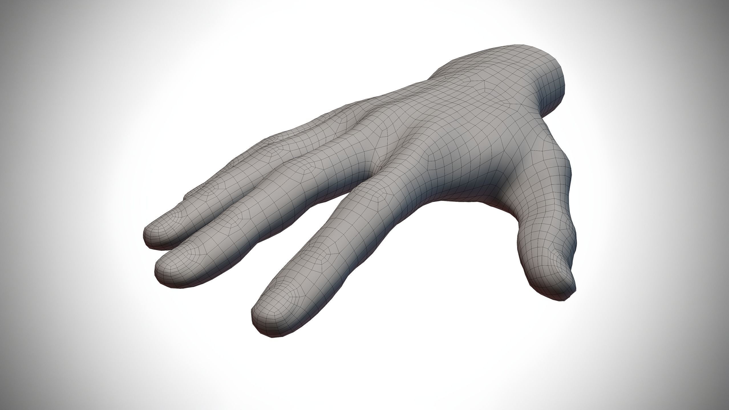3D model Low-Polygon Hand VR / AR / low-poly | CGTrader