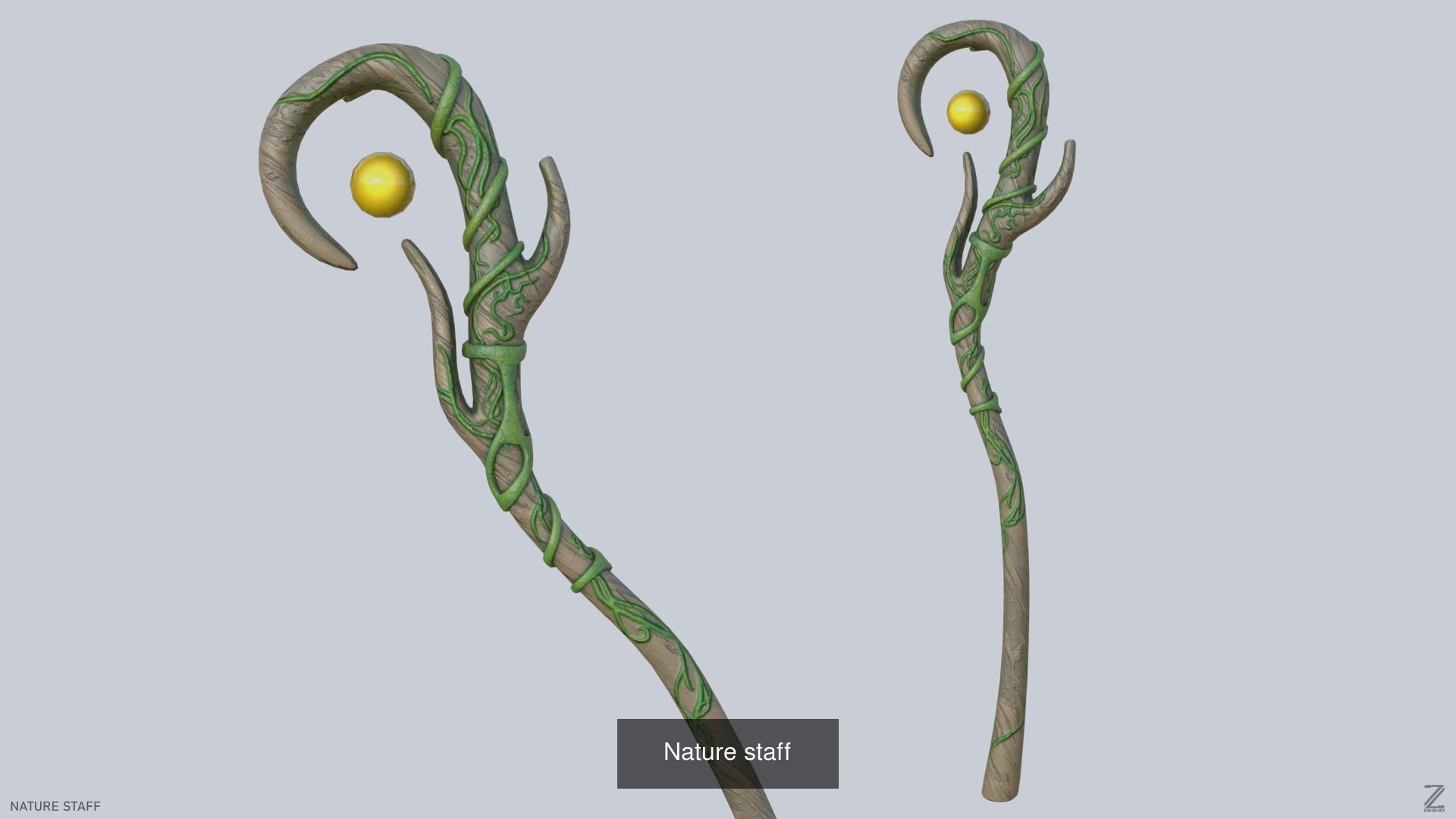 Nature staff collection VR / AR / low-poly | CGTrader