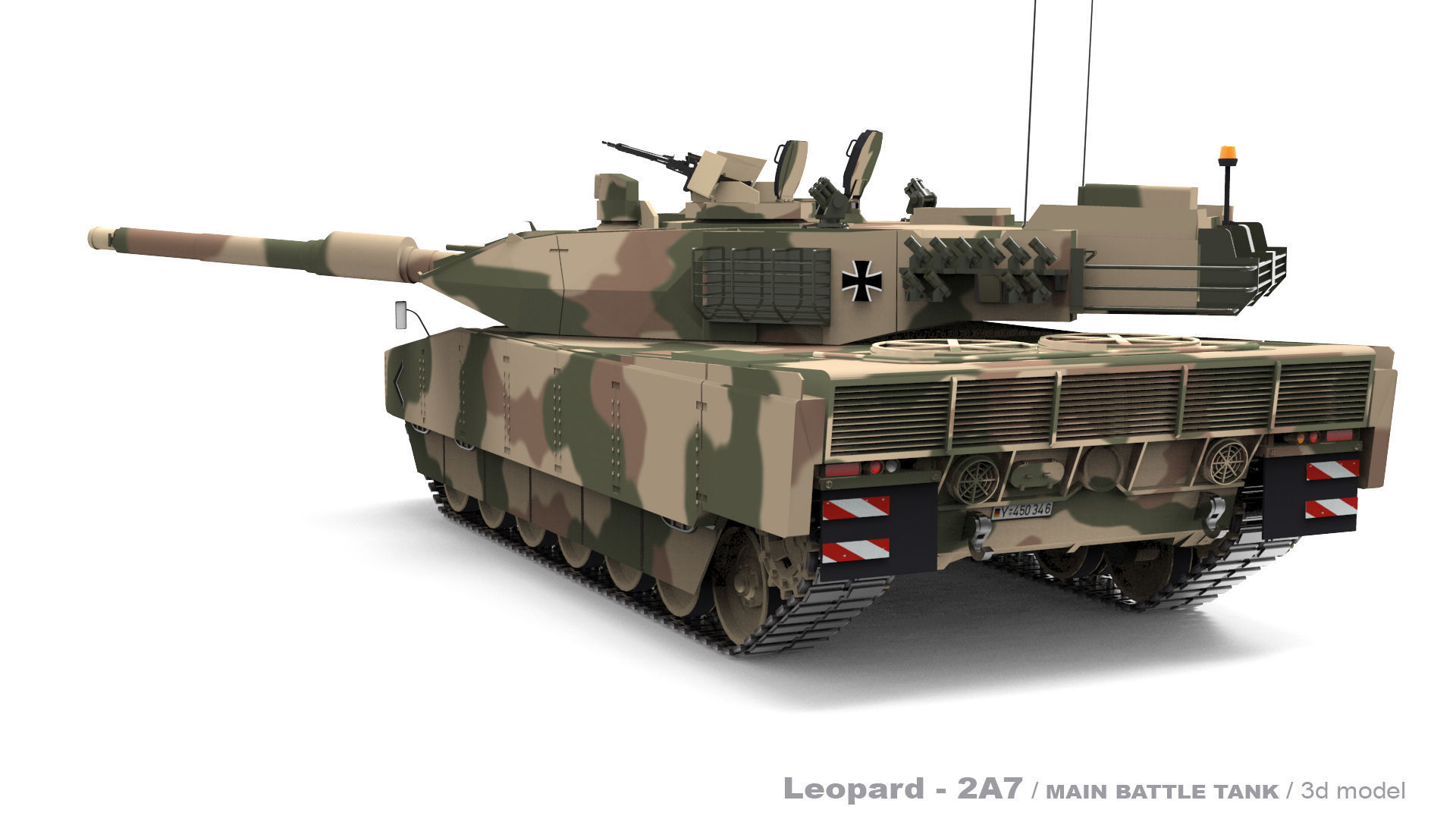 3D model Leopard 2A7 VR / AR / low-poly | CGTrader