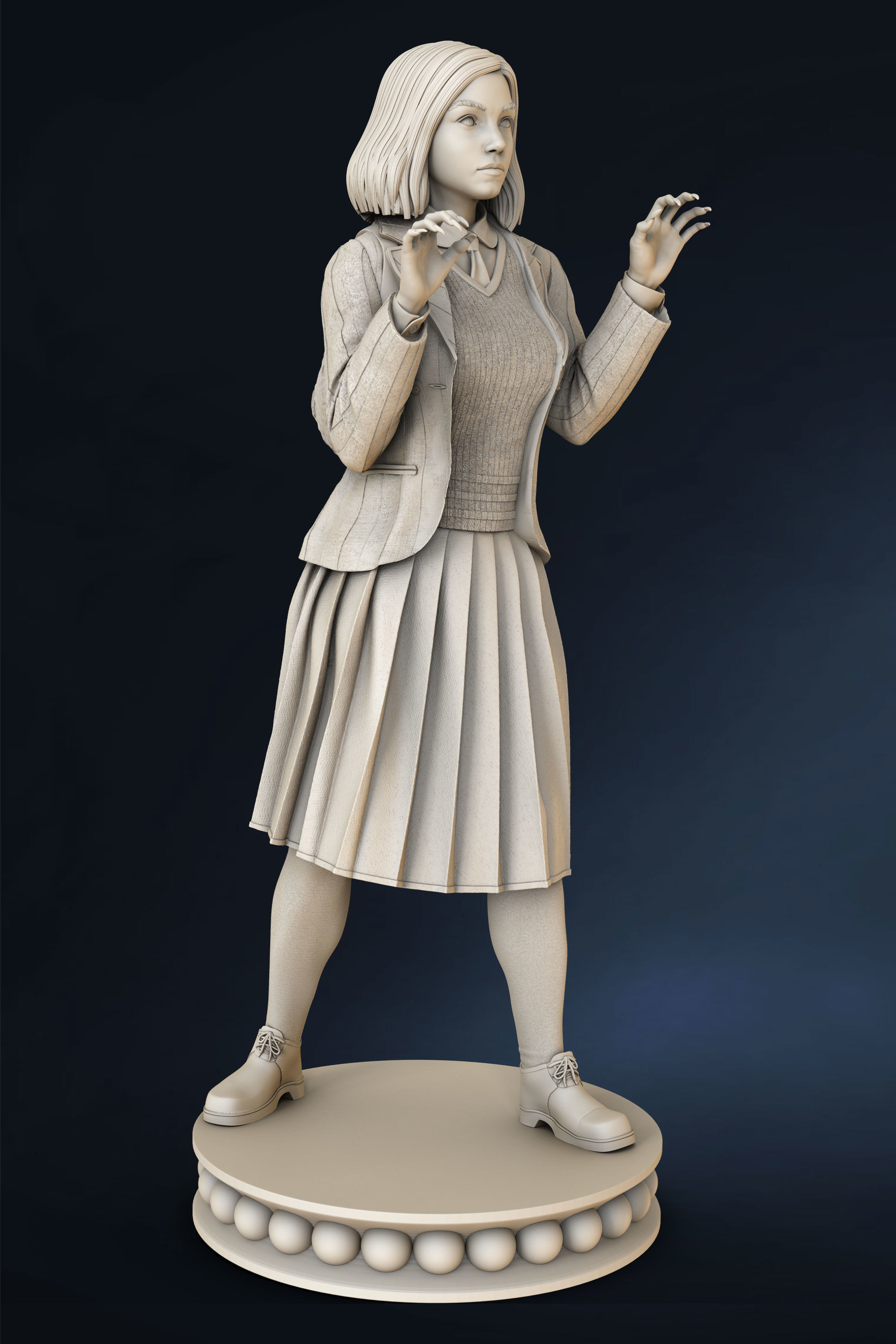 Enid Sinclair - Wednesday 3D model 3D printable | CGTrader