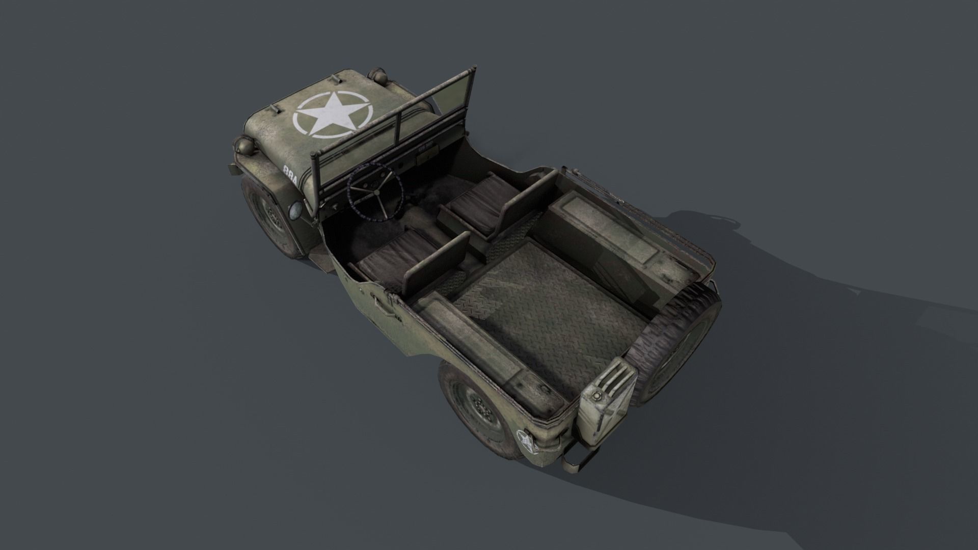 3D model Willys MB VR / AR / low-poly | CGTrader