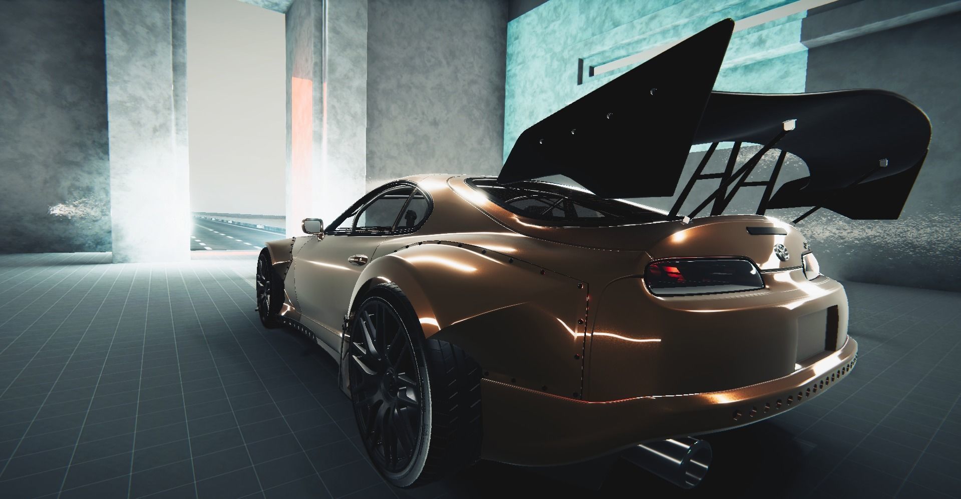 Toyota Supra MK4 1994 Modified Custom 3D model rigged | CGTrader