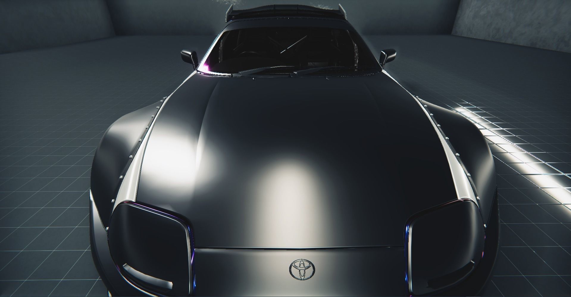 Toyota Supra MK4 1994 Modified Custom 3D model rigged | CGTrader