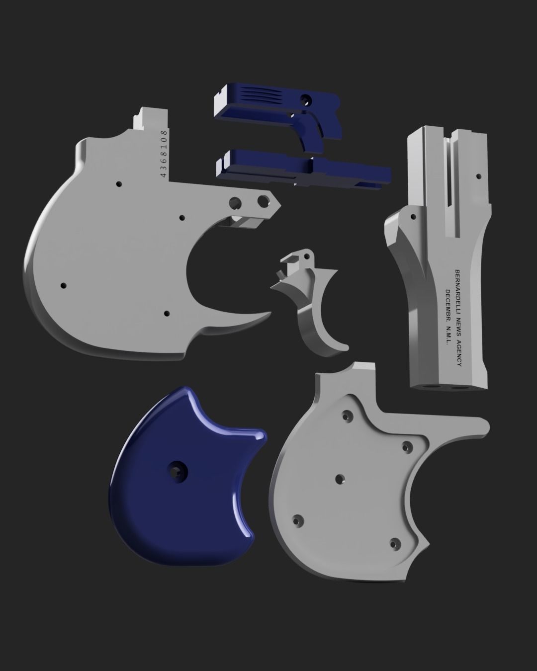 Trigun Stampede - Meryl - Roberto Derringer Replica Costume Prop 3D ...