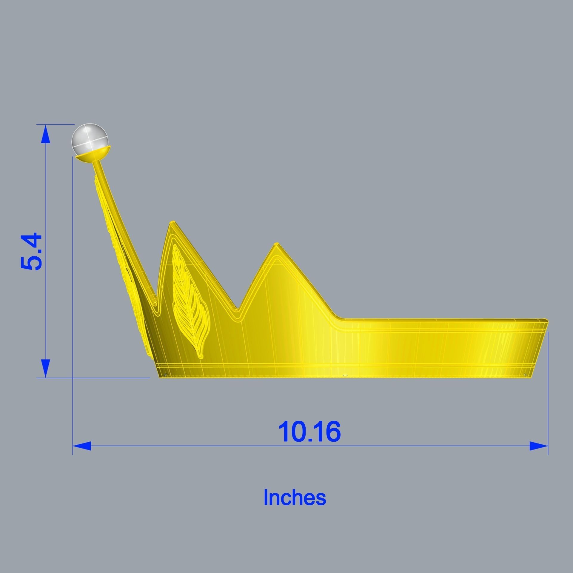 Evil Queen Crown 3D model 3D printable | CGTrader
