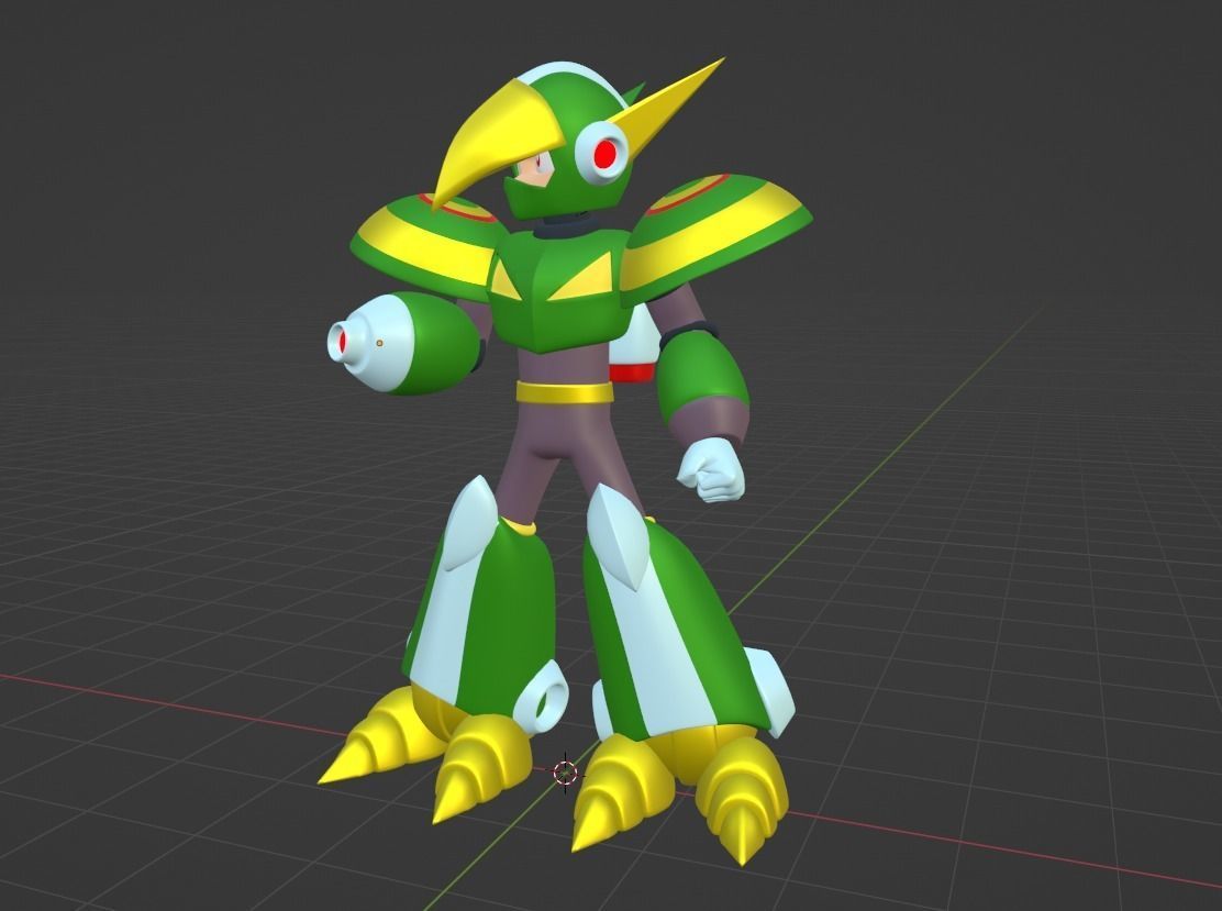 Jupiter Mega Man V 3D model rigged | CGTrader