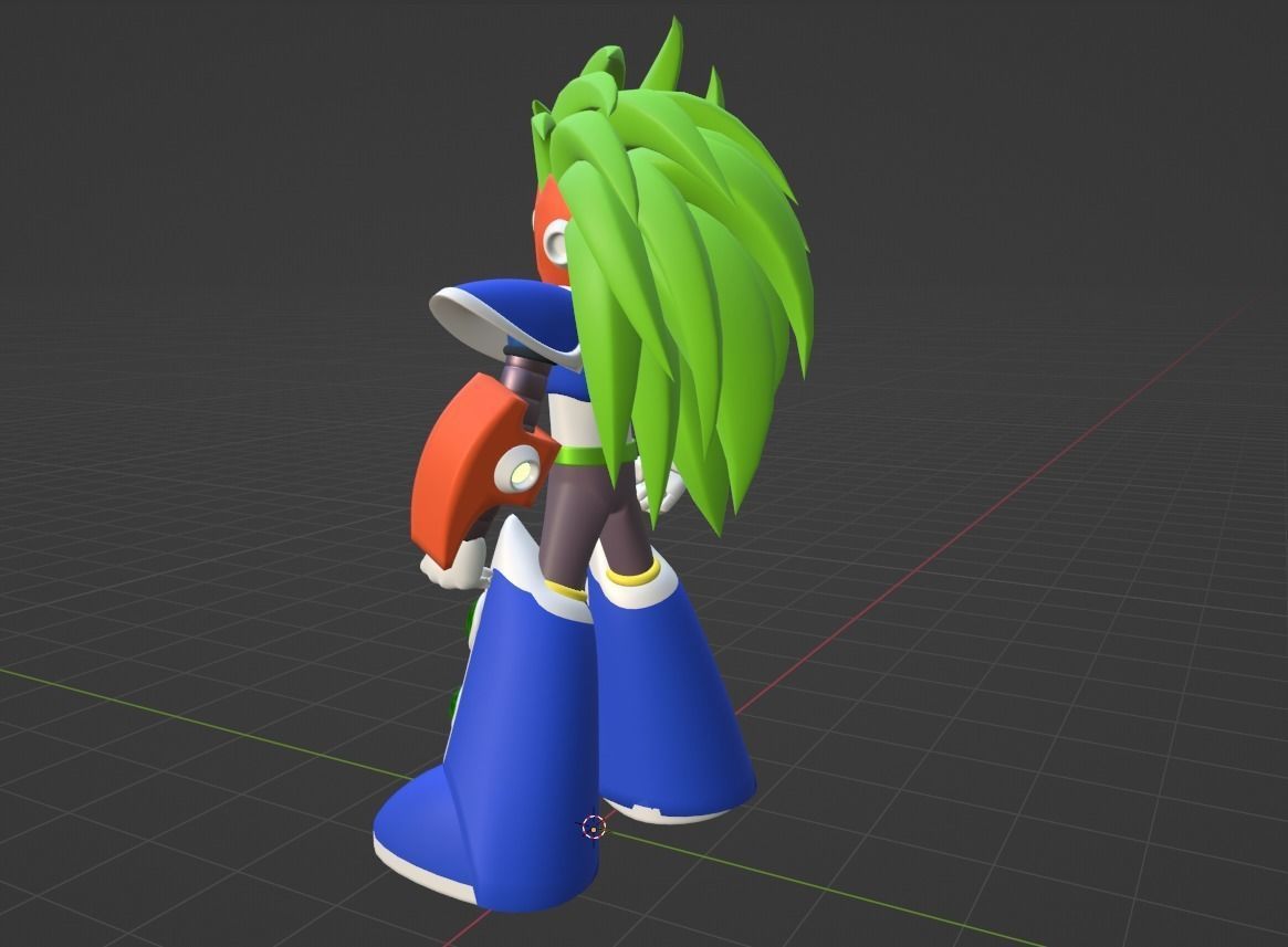 Terra Mega Man V 3D model rigged | CGTrader