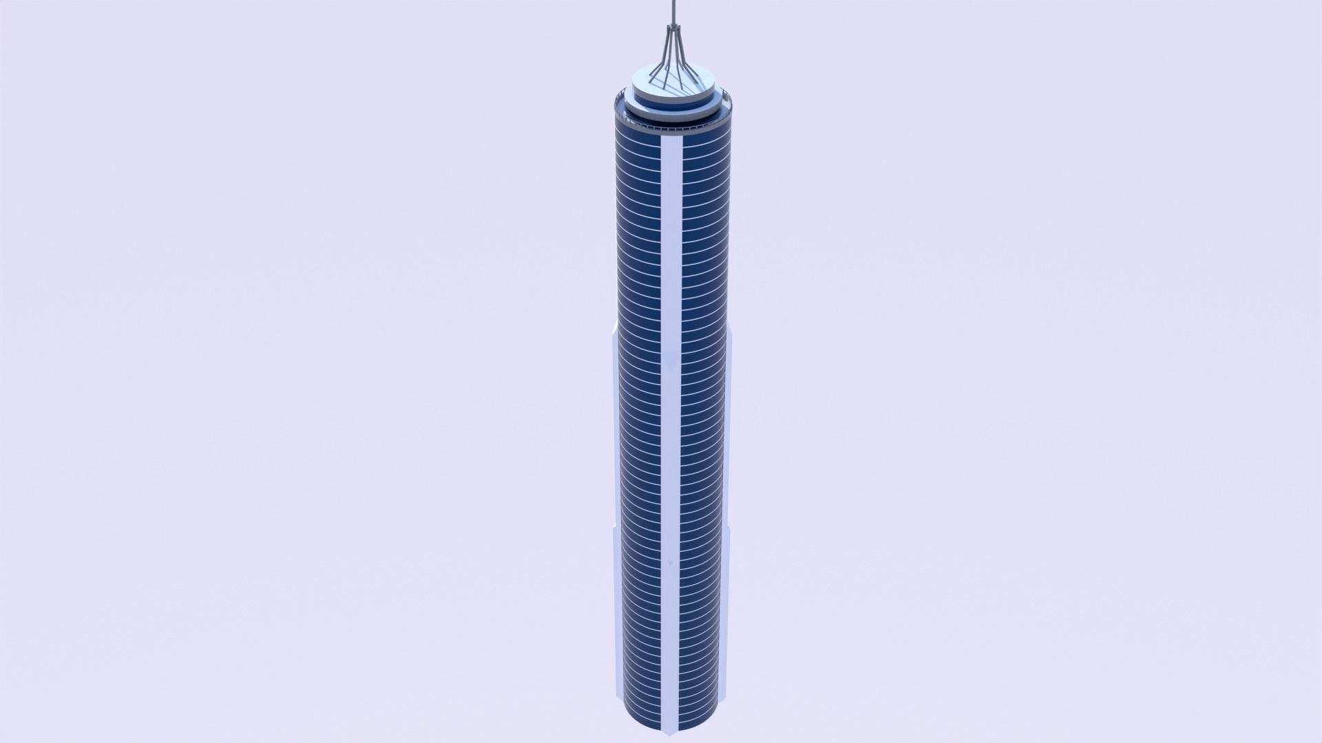 3D model Basic Skyscraper Tower VR / AR / low-poly | CGTrader