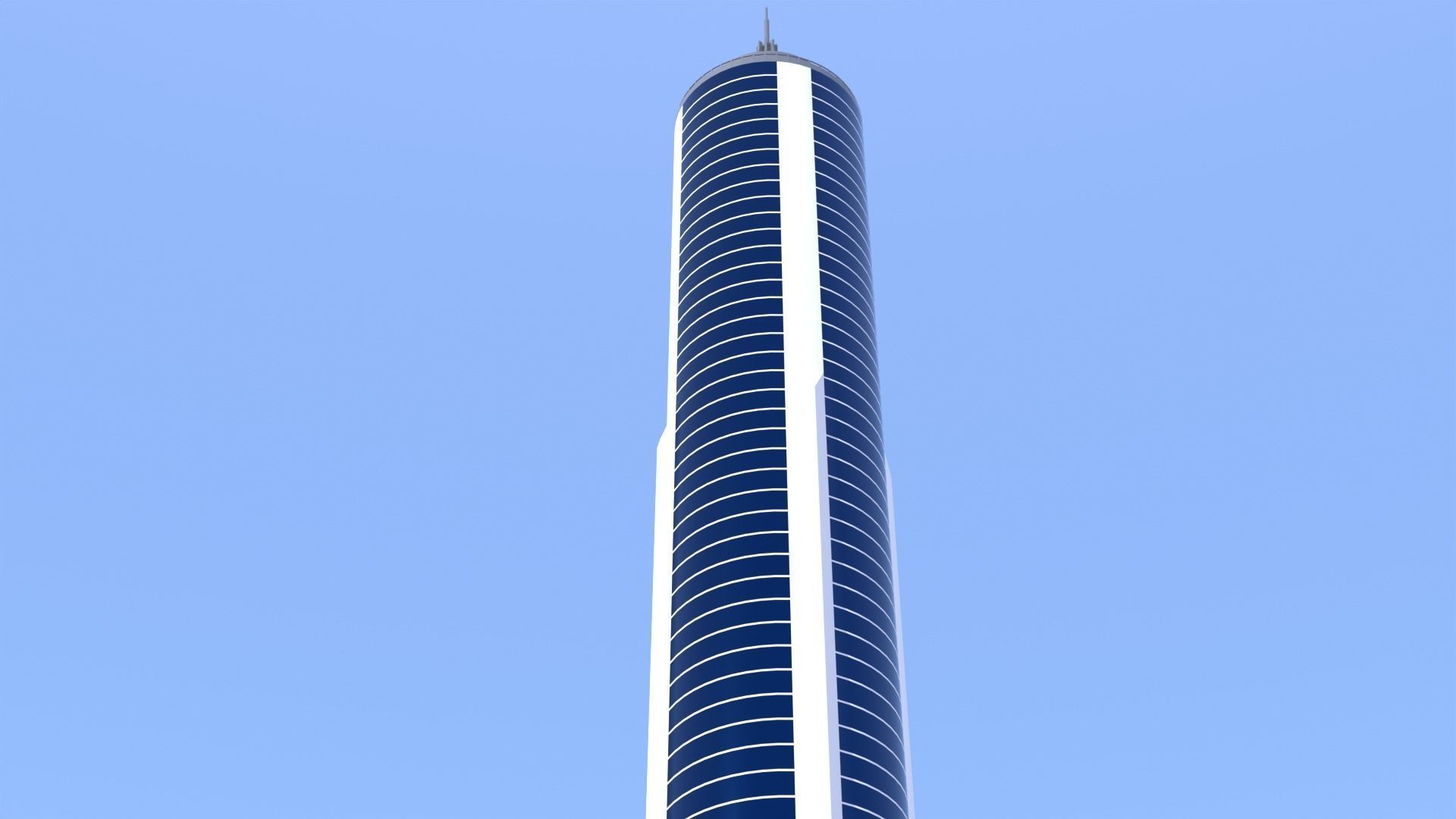 3D model Basic Skyscraper Tower VR / AR / low-poly | CGTrader