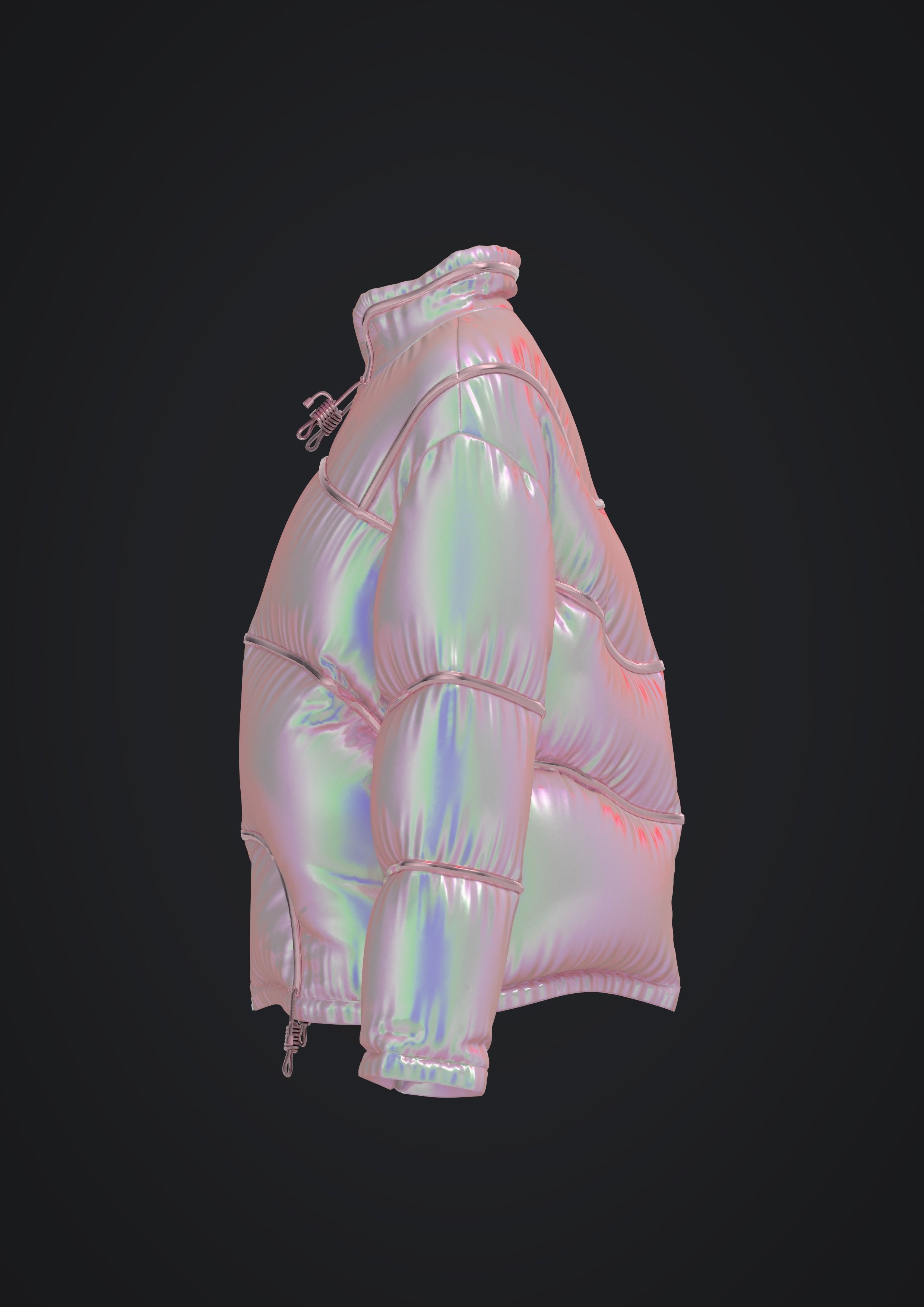 PUFFY JACKET WOMEN 3D model | CGTrader