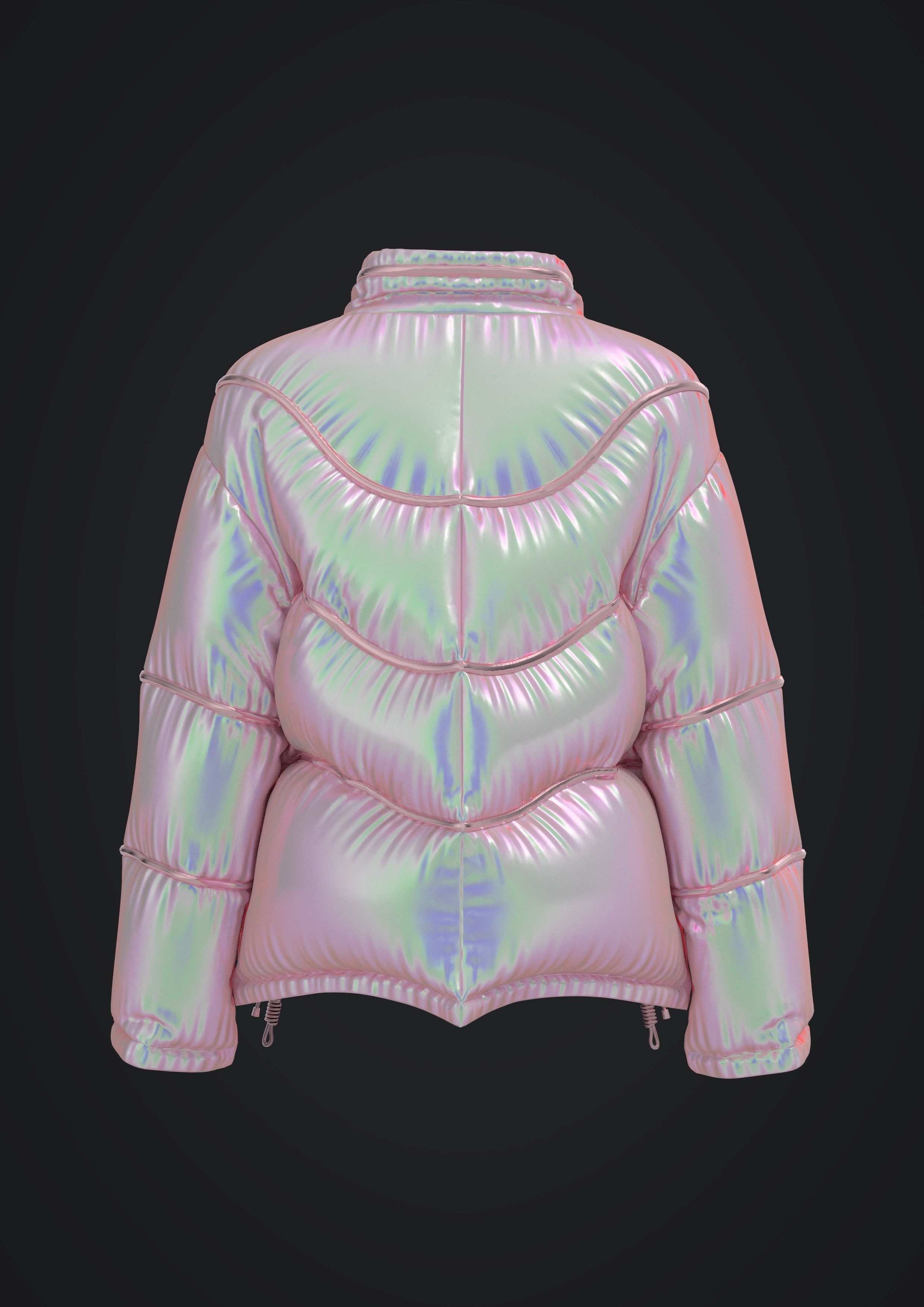PUFFY JACKET WOMEN 3D model | CGTrader