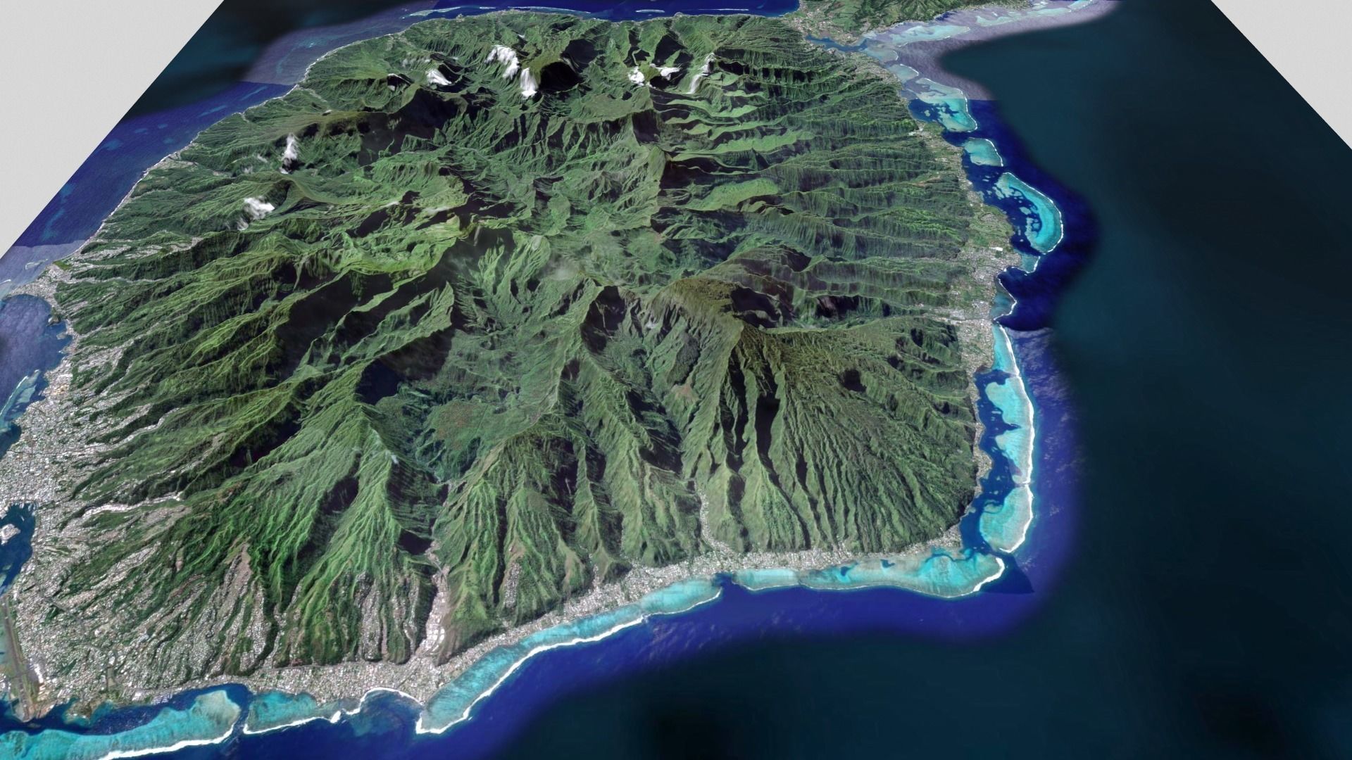 Tahiti island in French Polynesia 3D model | CGTrader