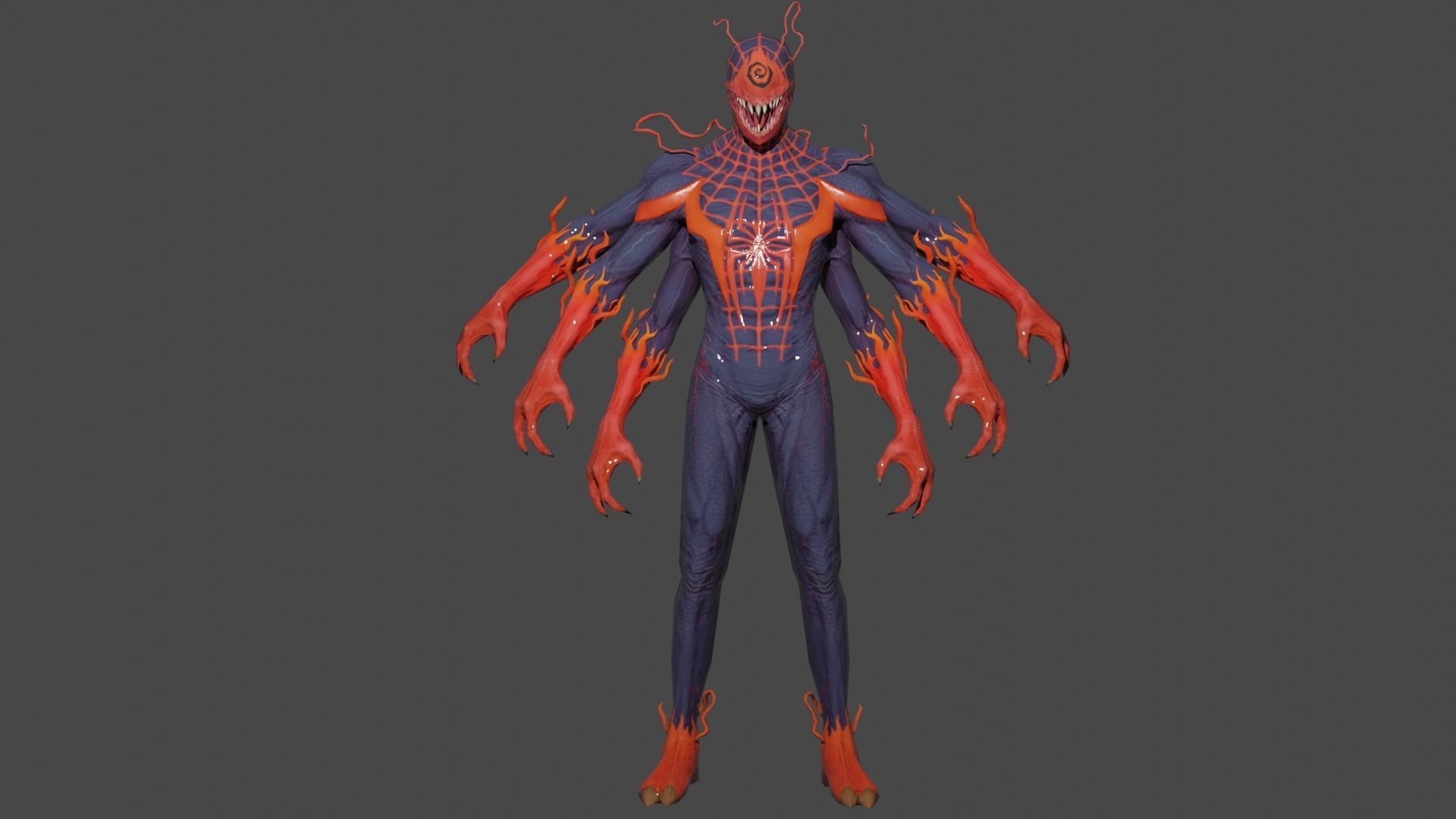 3D model Absolute Carnage VR / AR / low-poly | CGTrader
