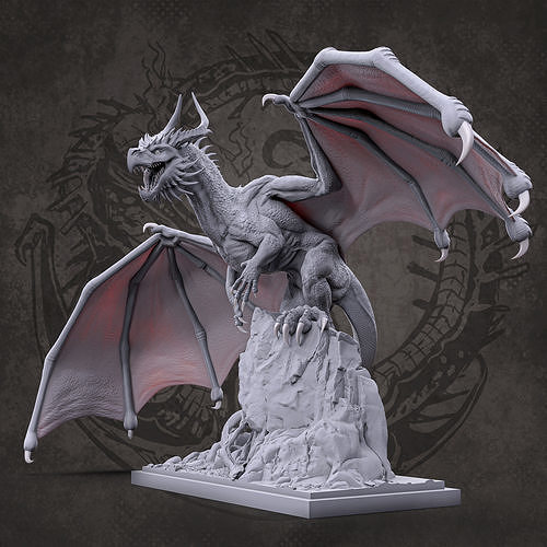 Dragon 3D model 3D printable | CGTrader
