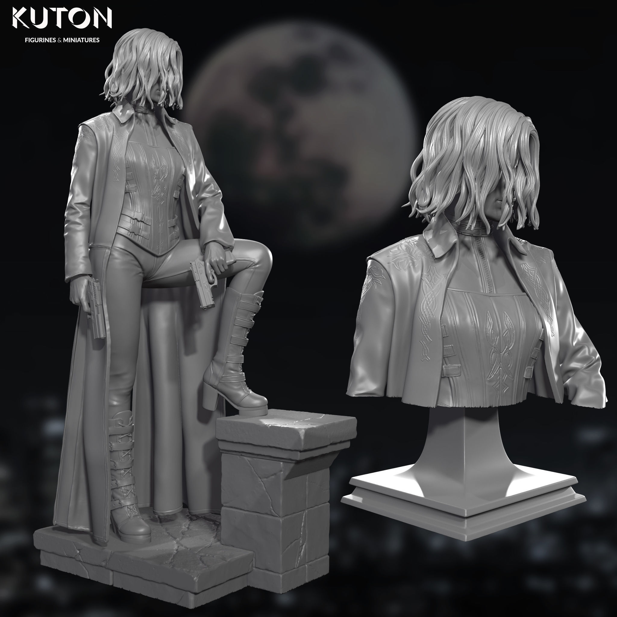 Underworld Selene 3D model 3D printable | CGTrader