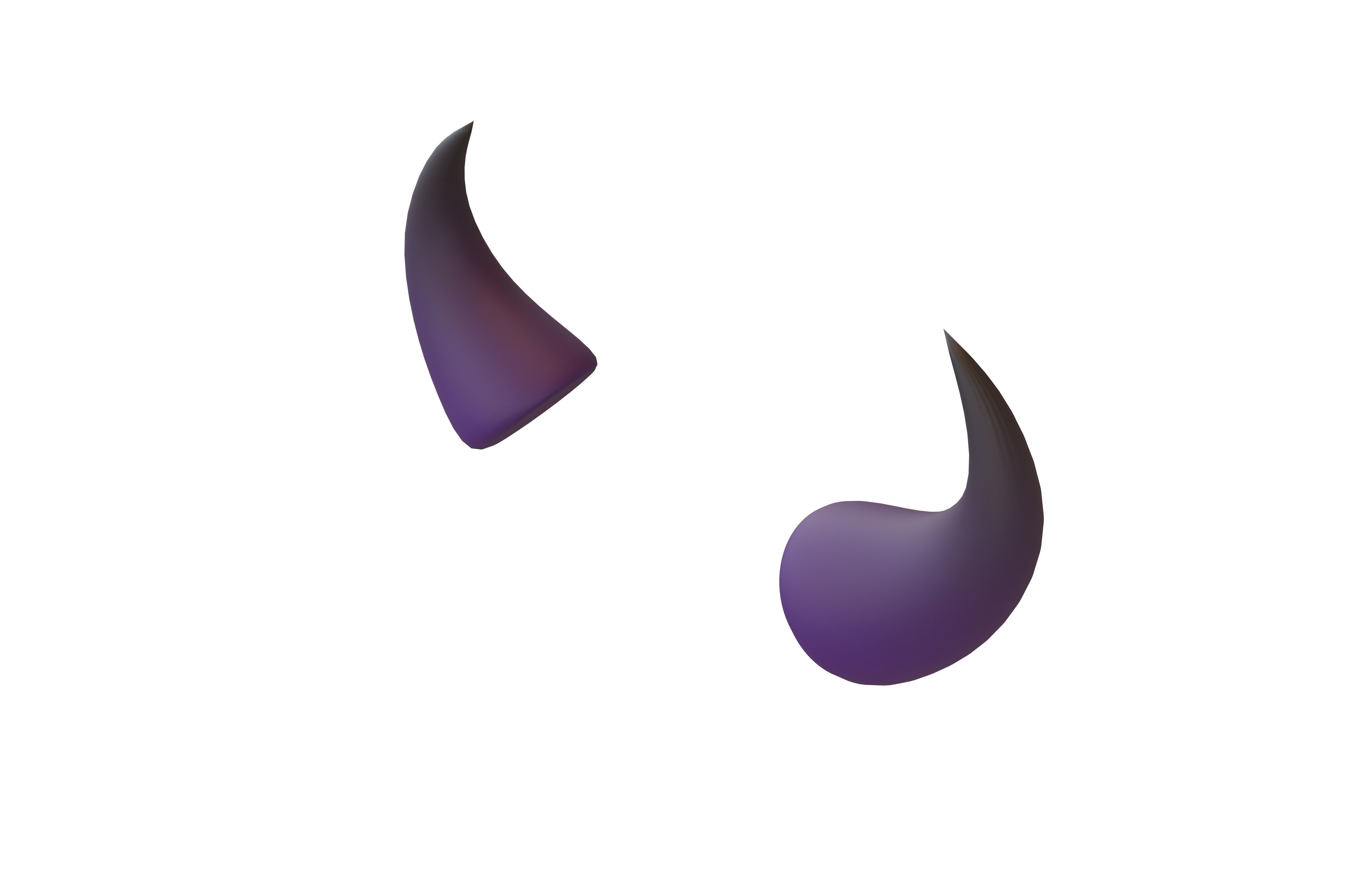 3D model Devil Horn v1 007 VR / AR / low-poly | CGTrader