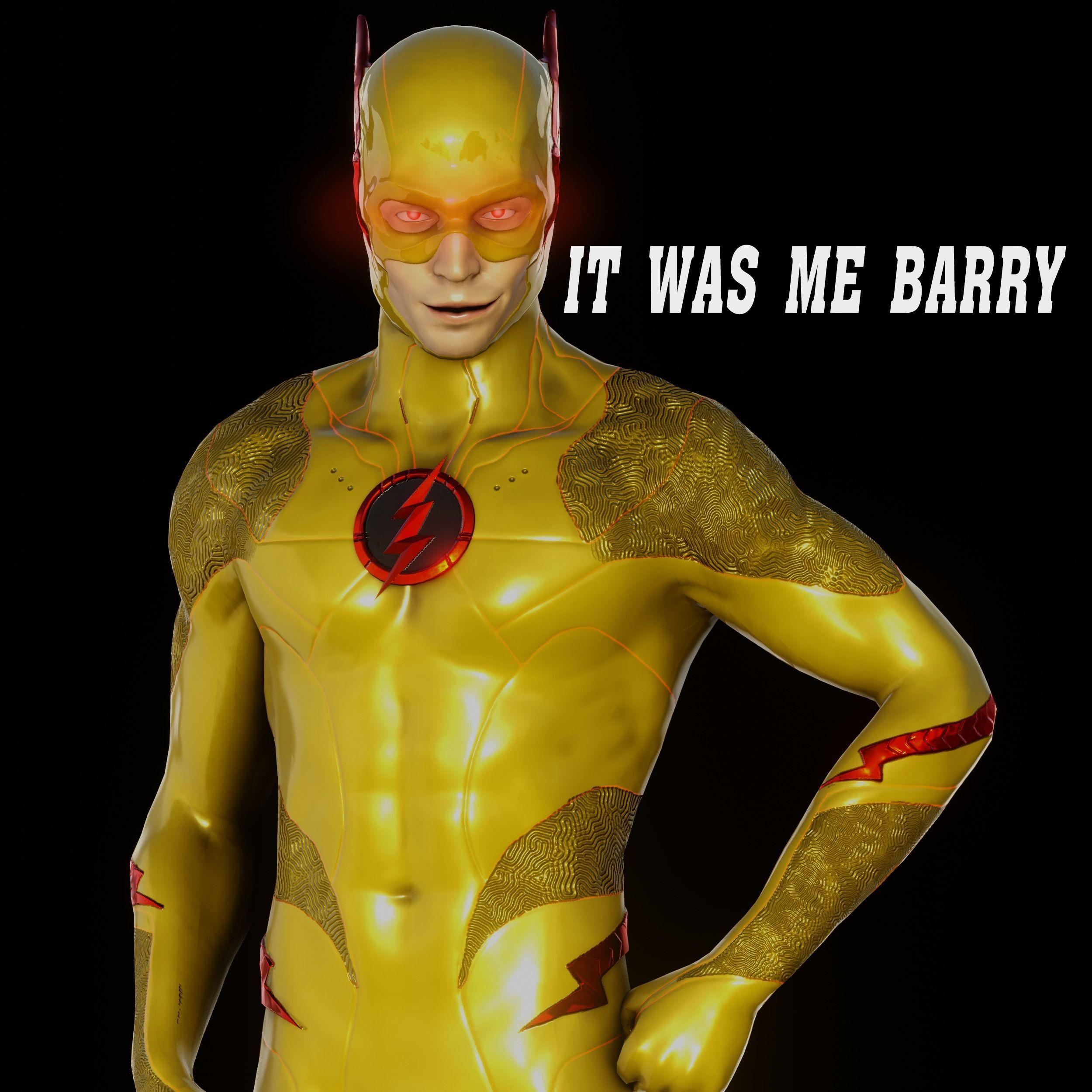 3D model The Flash VR / AR / low-poly | CGTrader