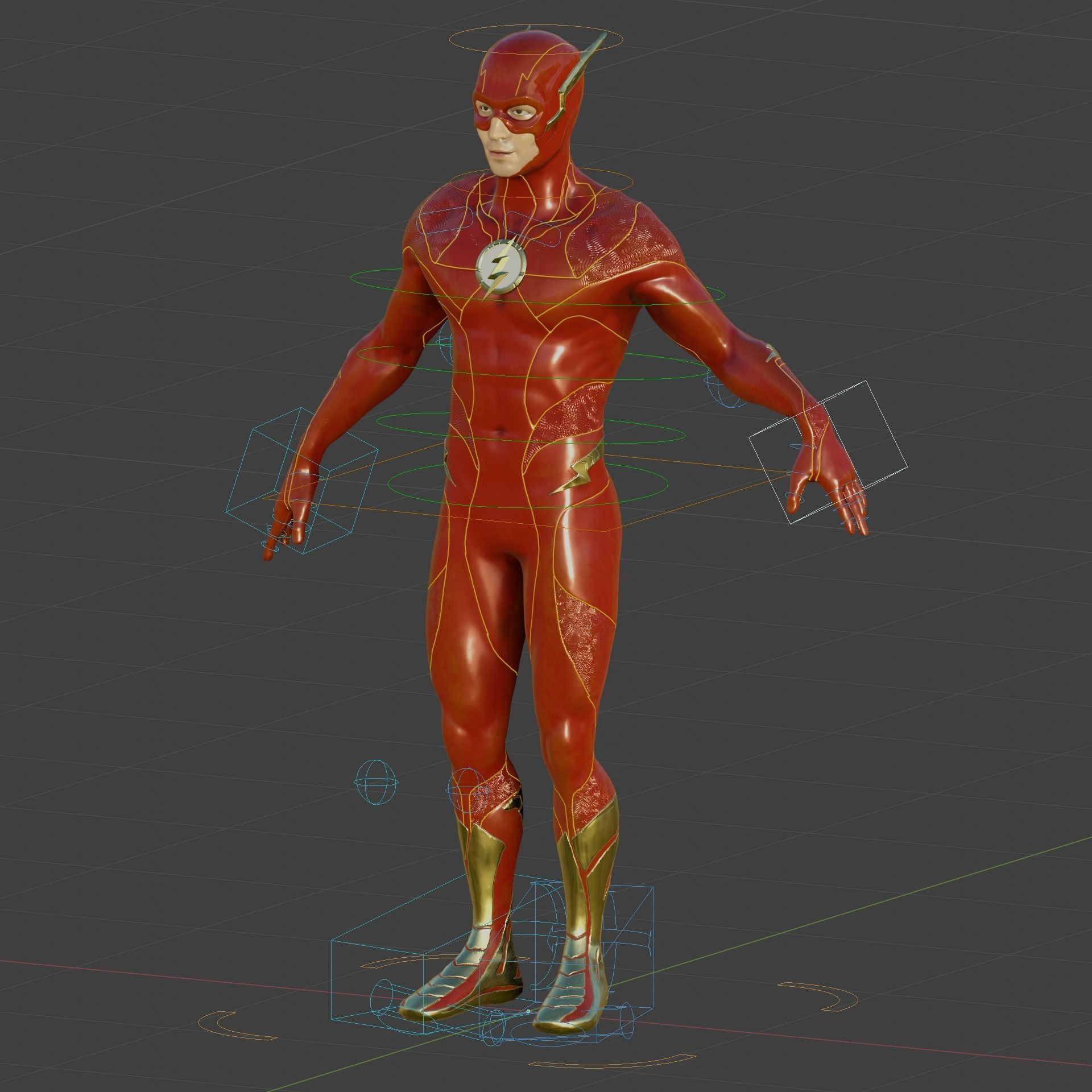 3D model The Flash VR / AR / low-poly | CGTrader