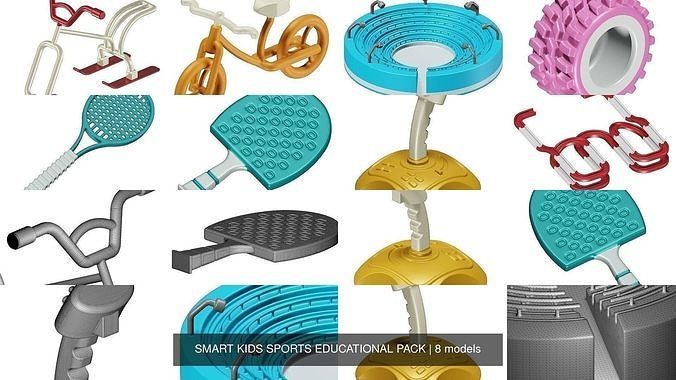 SMART KIDS SPORTS EDUCATIONAL PACK 3D Model Collection | CGTrader