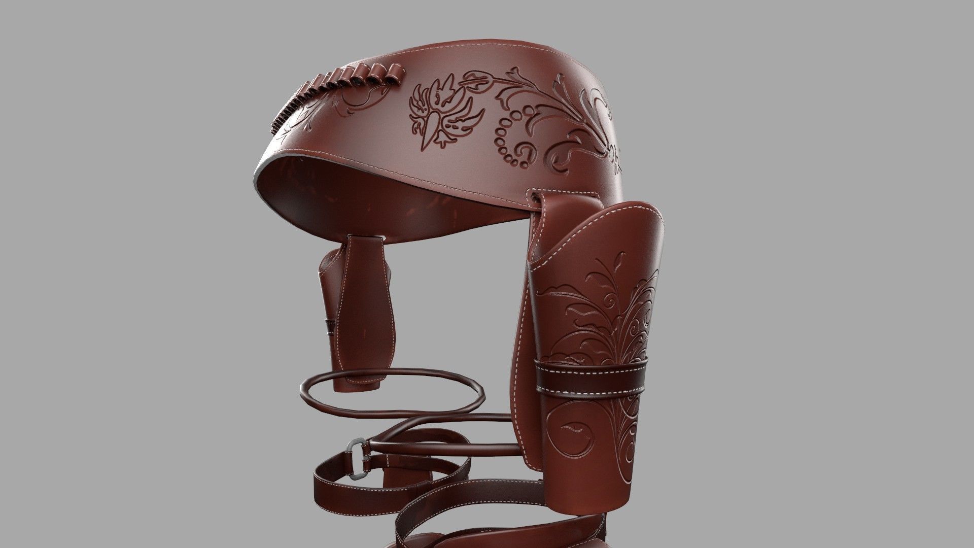 gaming character belt 3D model | CGTrader