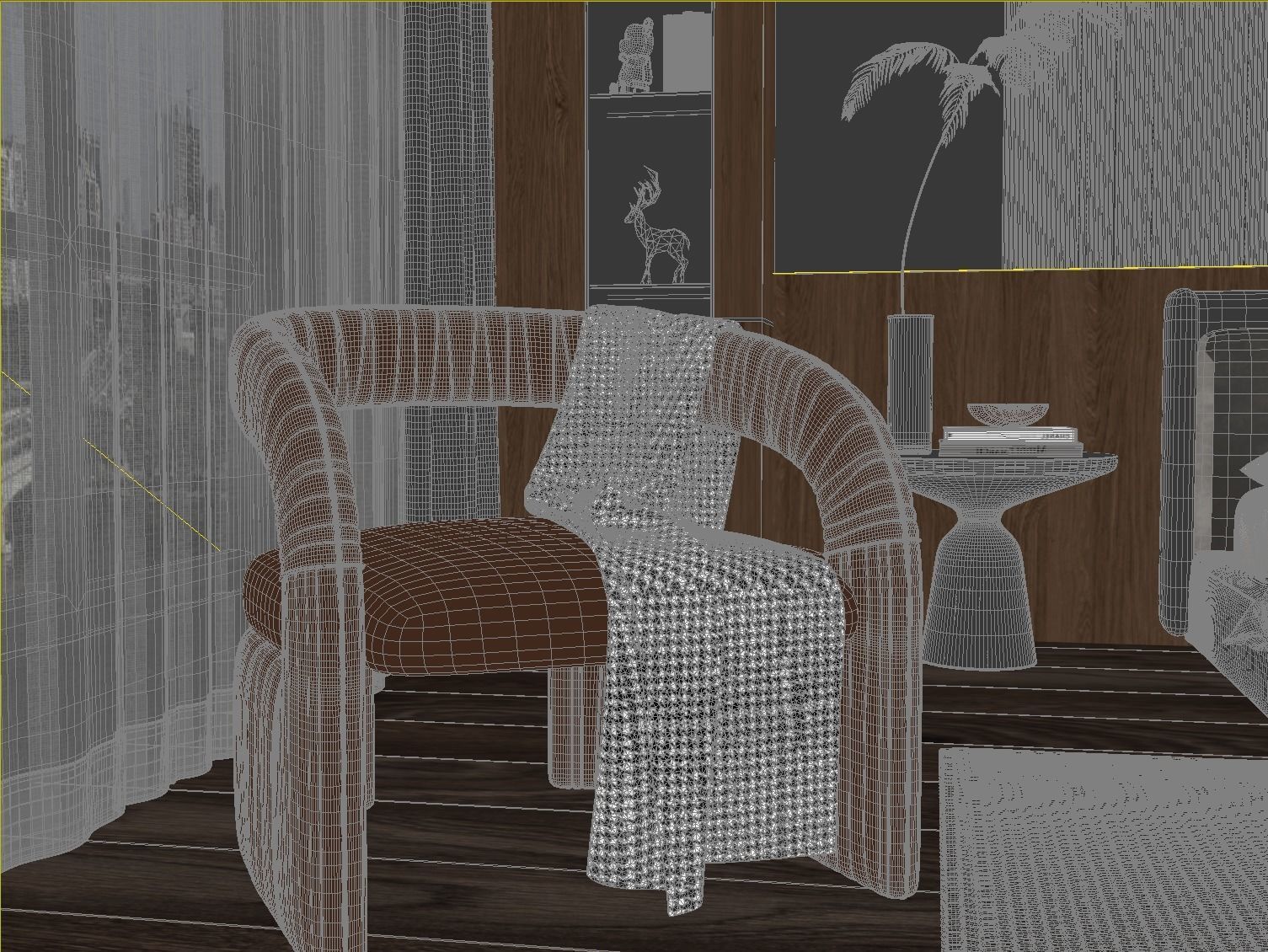 Cozy Bedroom interior scene 3D model | CGTrader