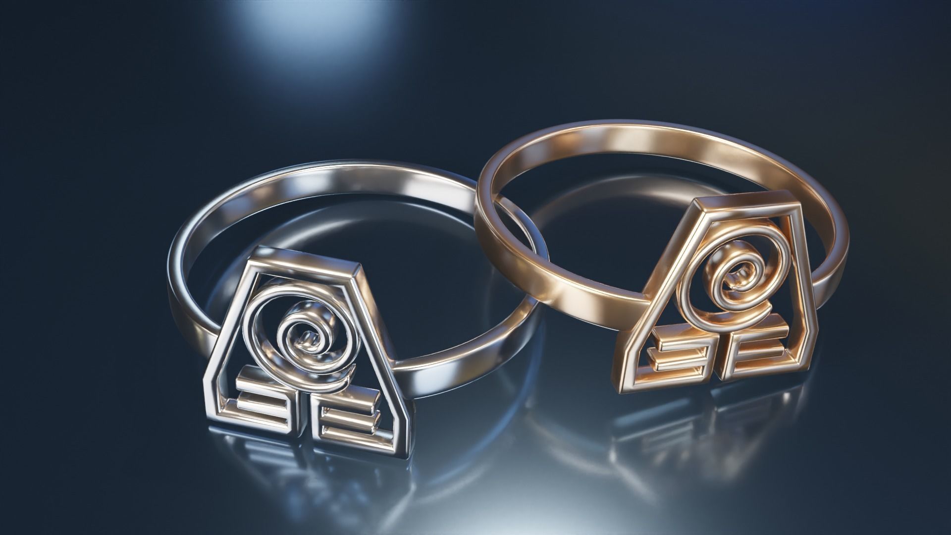 ATLA Earth ring 3D model 3D printable | CGTrader