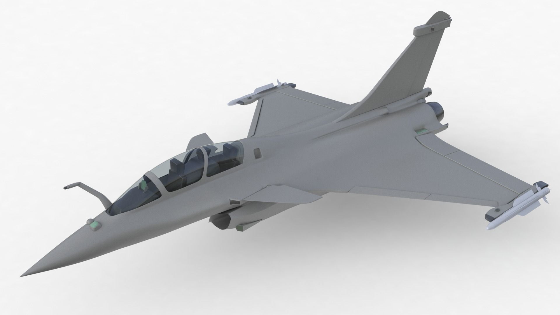 Aircraft Rafaele B Fly Clay 3D model | CGTrader