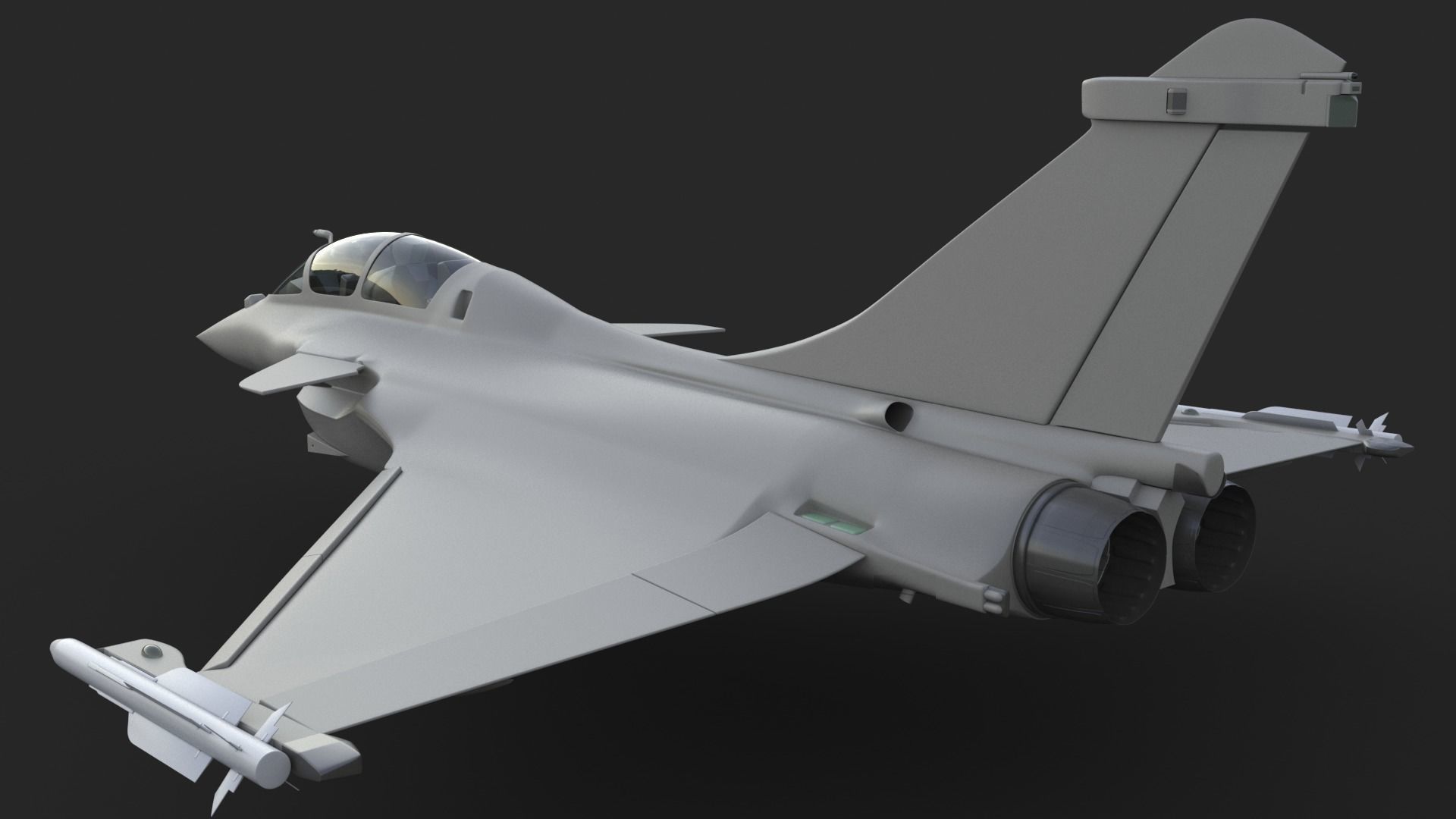 Aircraft Rafaele B Fly Clay 3D model | CGTrader