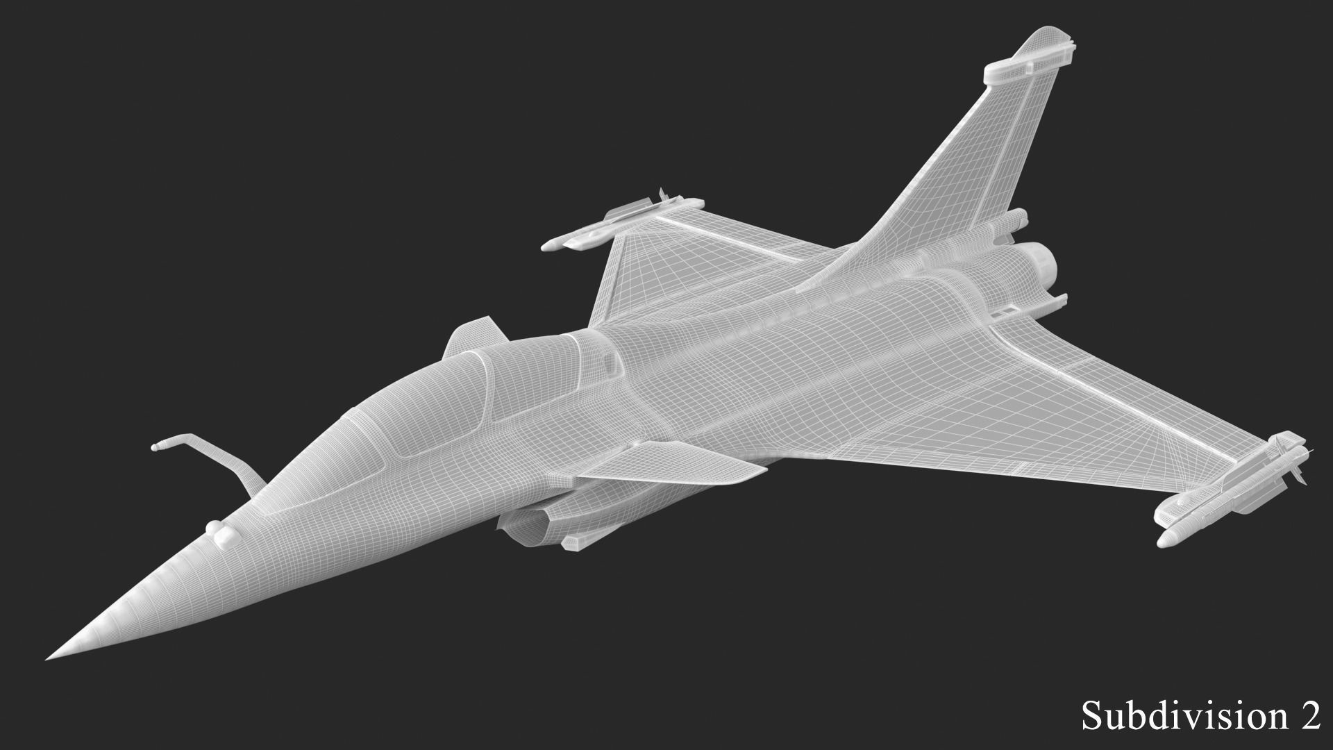 Aircraft Rafaele B Fly Clay 3D model | CGTrader