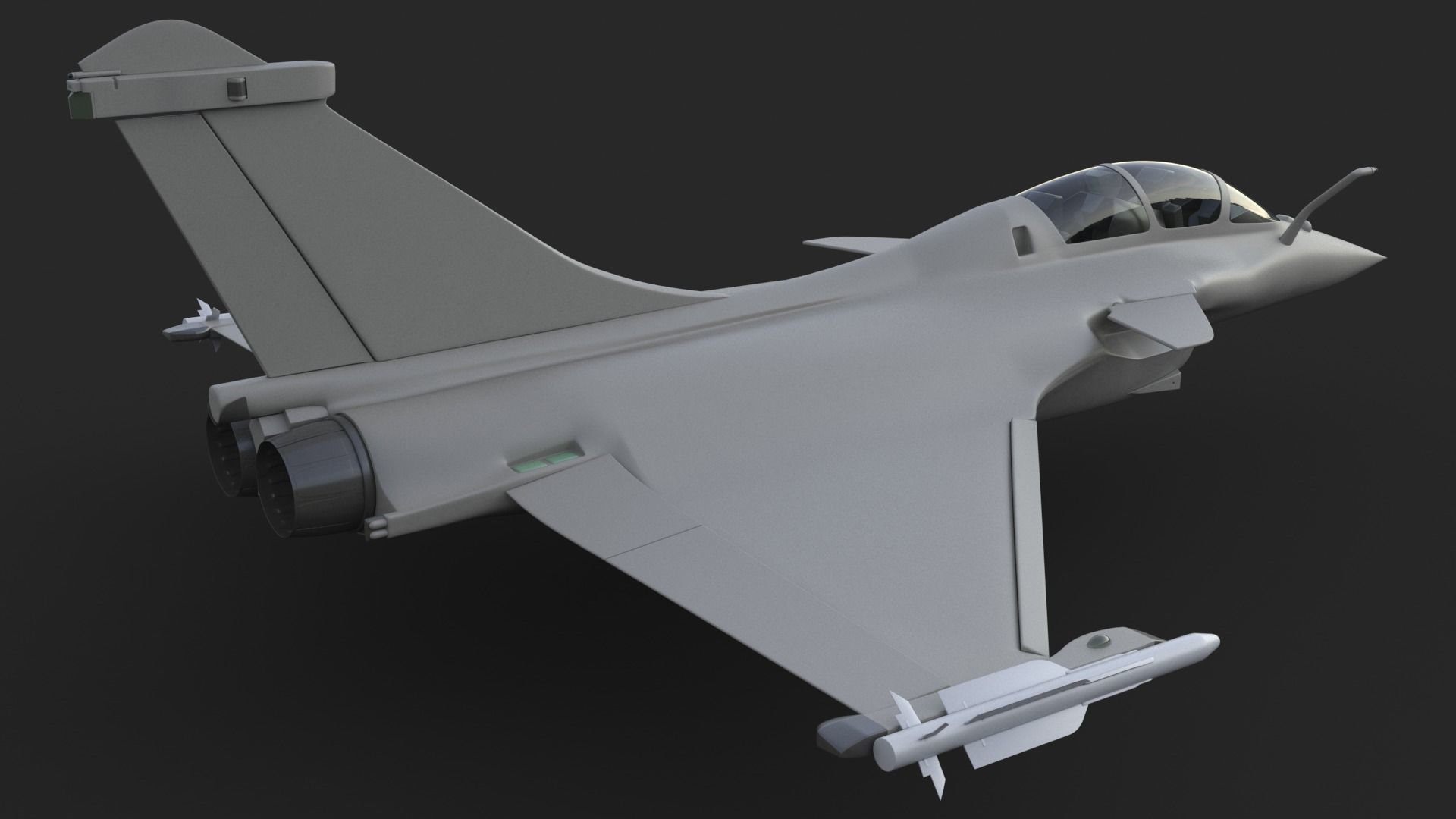 Aircraft Rafaele B Fly Clay 3D model | CGTrader