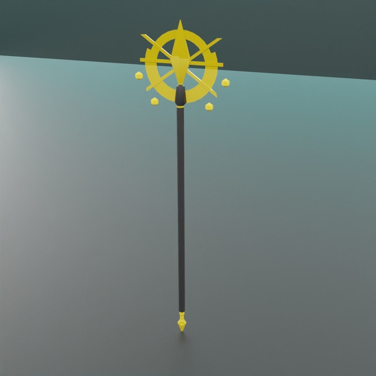Game Ready Asset - Staff free 3D model | CGTrader
