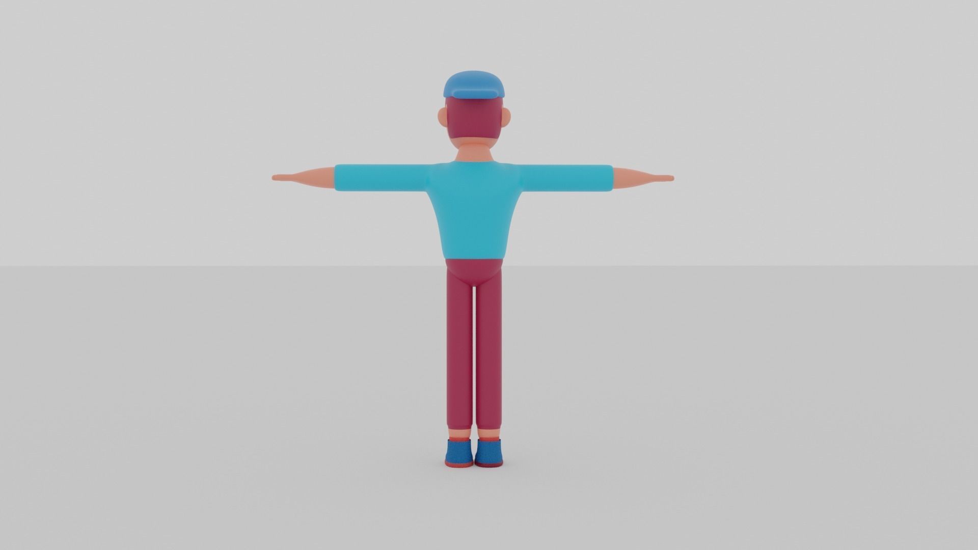 stylized male character 3D model rigged | CGTrader