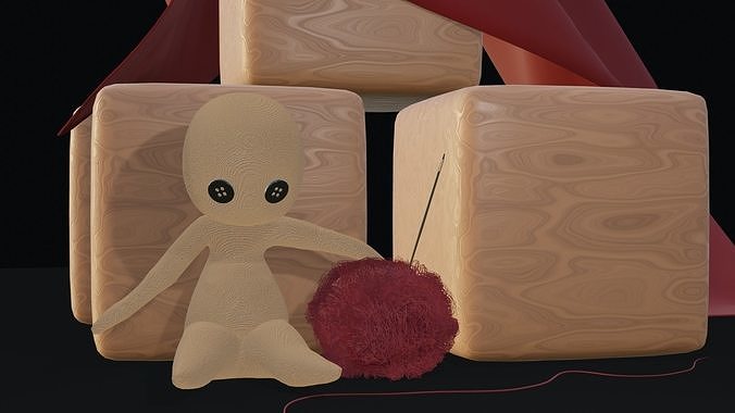 Rag doll 3D model | CGTrader