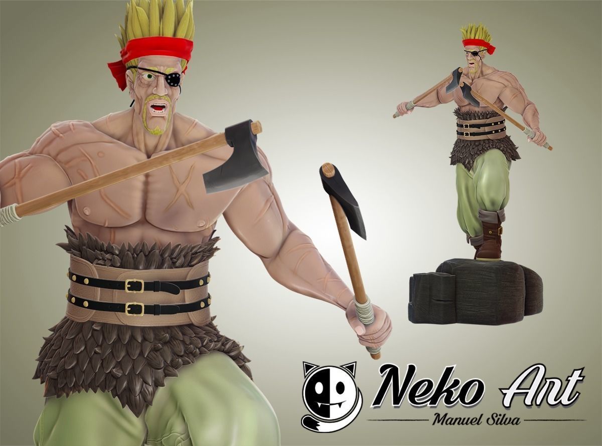 Thorkell - Vinland Saga 3D model 3D printable | CGTrader