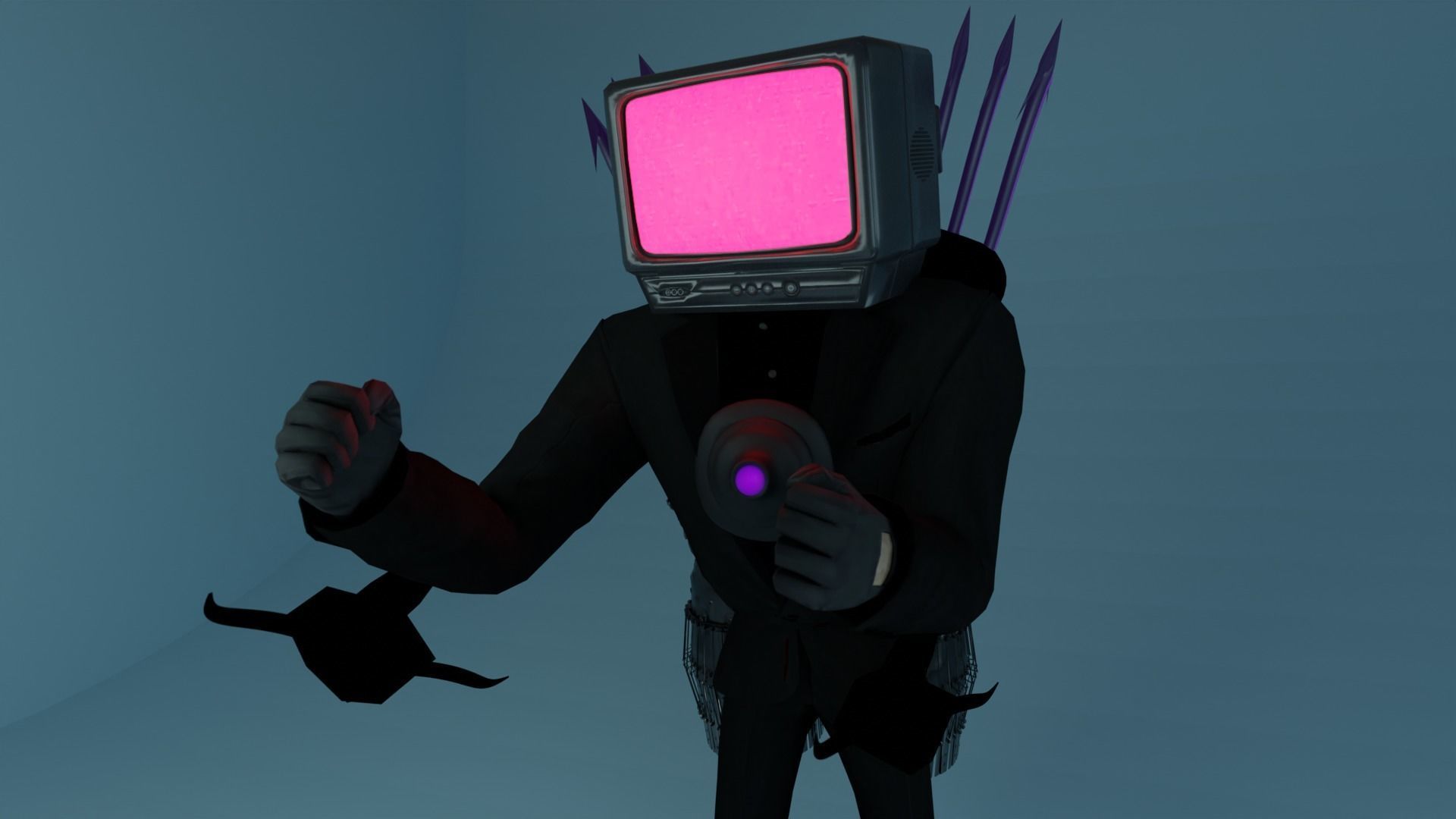 Skibidi toilet Tv Titan 3D model rigged | CGTrader
