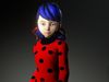 Miraculous Ladybug - Marinette 3D model animated rigged | CGTrader