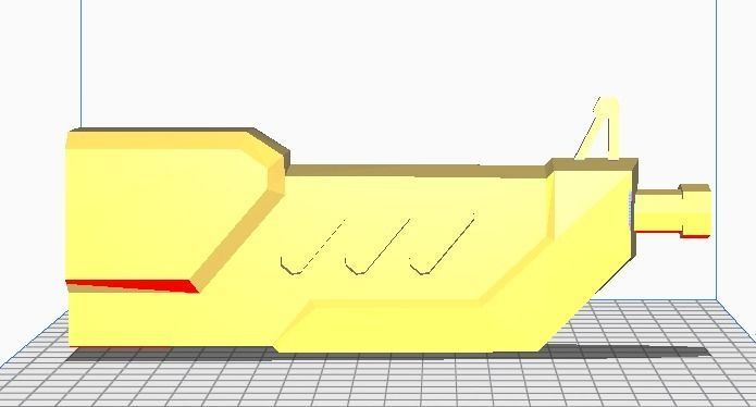 Rec-room machine gun model 3D model 3D printable | CGTrader
