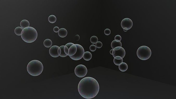 Bubbles free 3D model animated | CGTrader